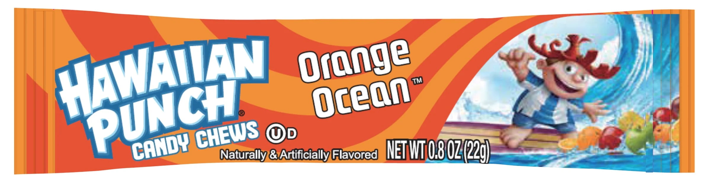 Hawaiian Punch Candy Chews, Orange Ocean, 0.8 Ounce Bars - 36 Count ...