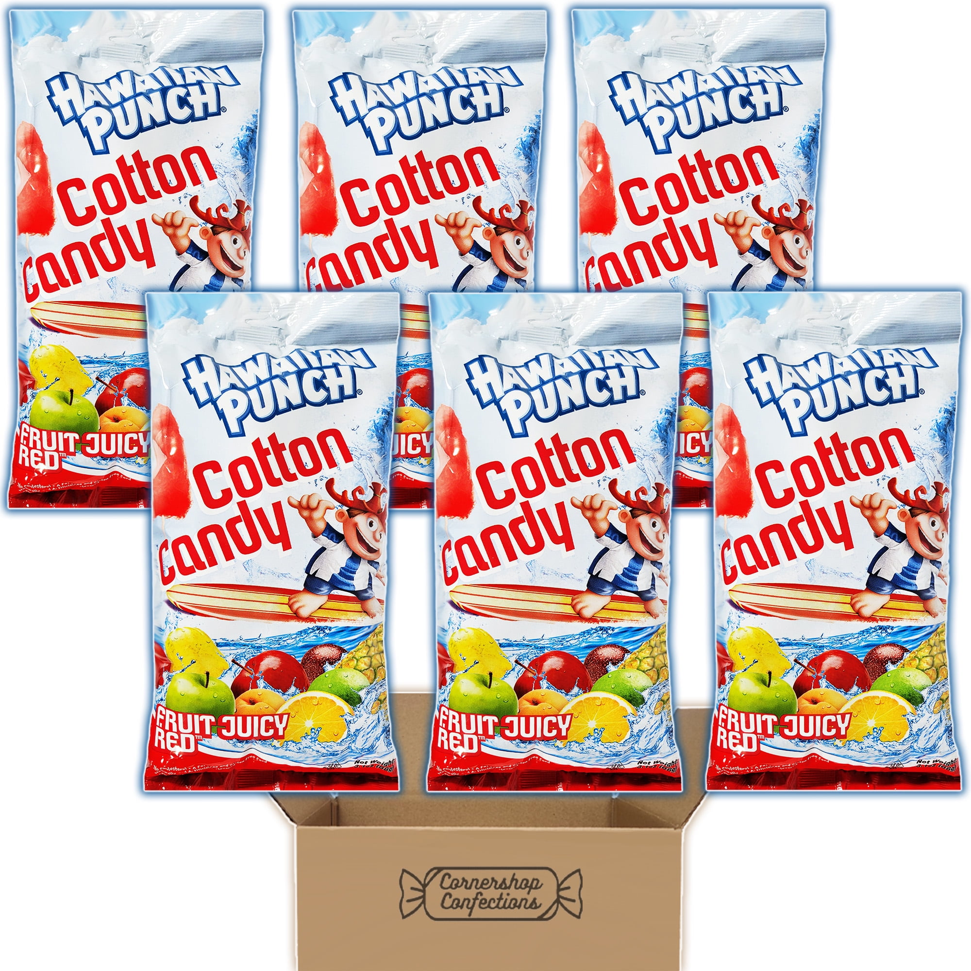Hawaiian Punch Cotton Candy Bulk Pack - Fruit Juicy Red - 6 ...