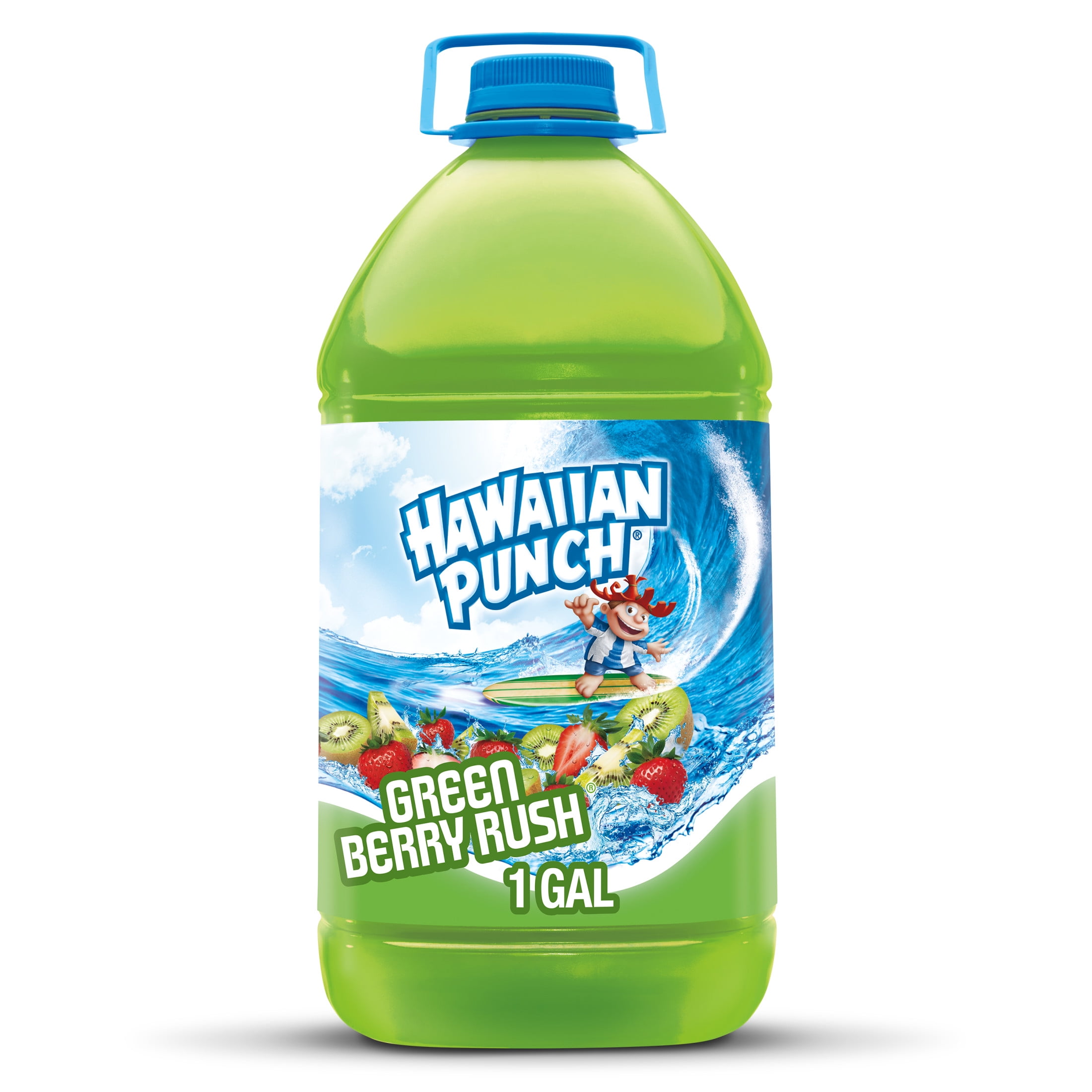Hawaiian Punch Green Berry Rush, Juice Drink, 1 gal bottle - Walmart ...