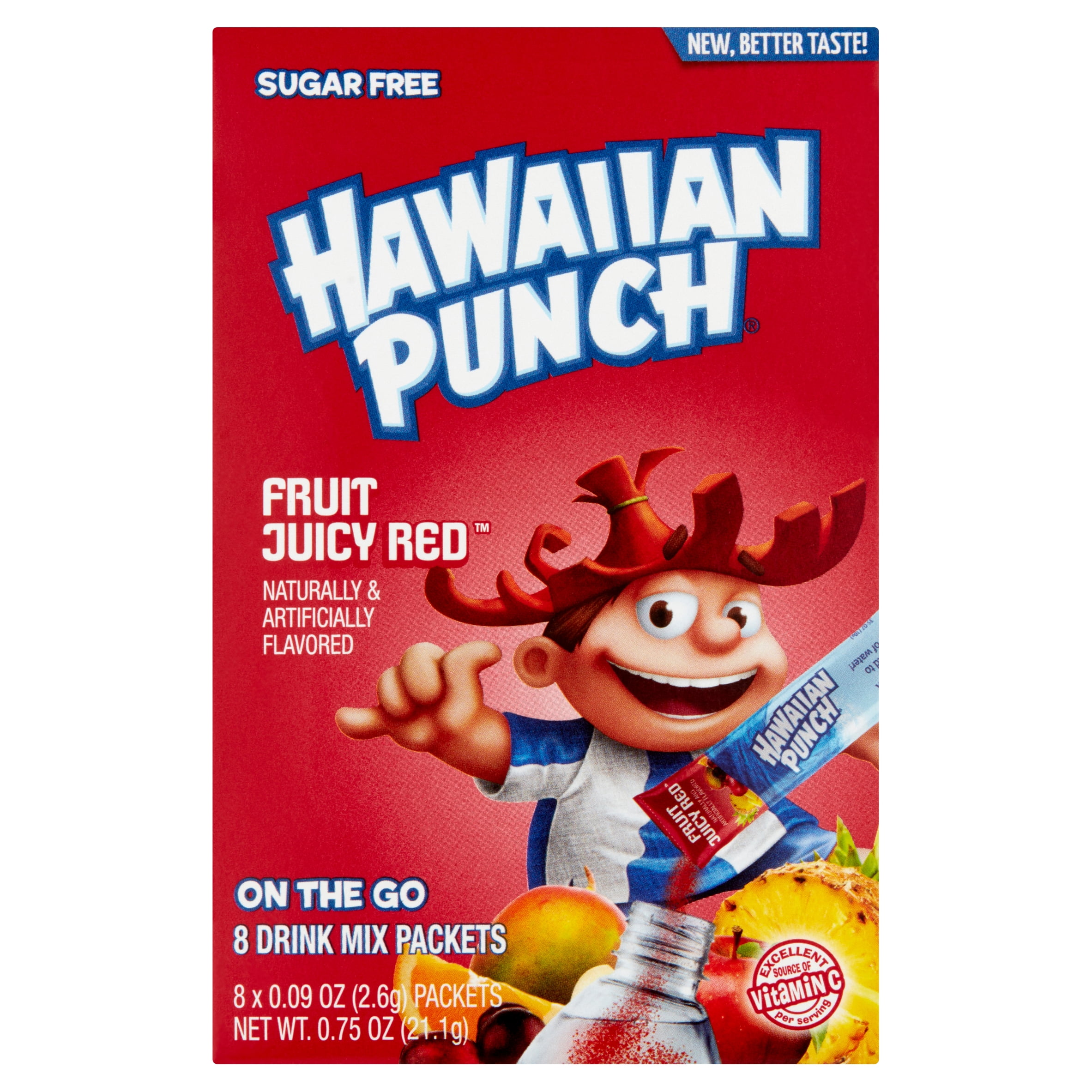 Hawaiian Punch Tropical Flavor, Zero Sugar, Water Juice Mix, Fruit ...