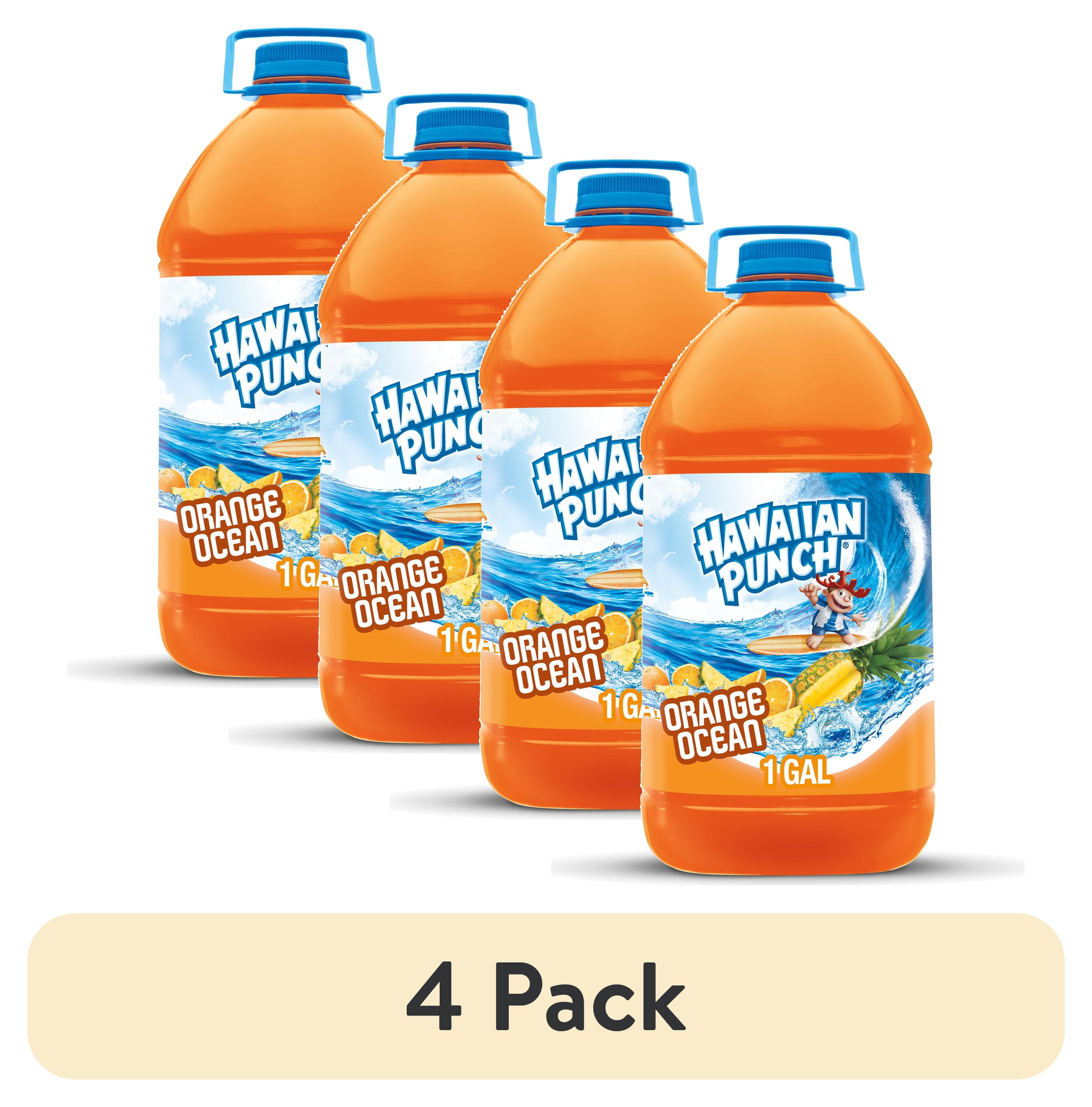 (4 pack) Hawaiian Punch Orange Ocean Juice, 1 Gal, Bottle - Walmart.com