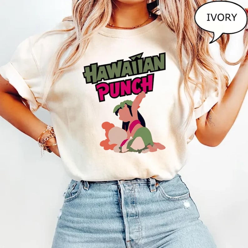 Hawaiian Punch Parody Lilo & Myrtle Cartoon T-Shirt, Shirt for men ...