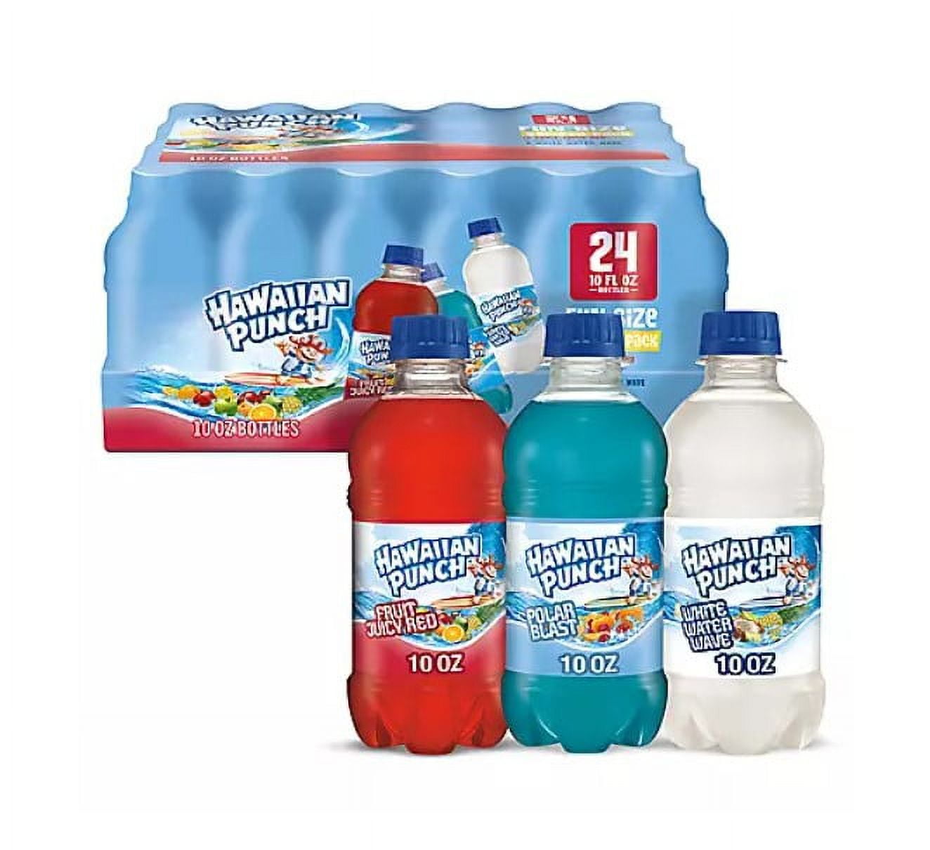 Hawaiian Punch Red, White and Cool Fruit Punch Variety Pack, 10 fl. oz ...