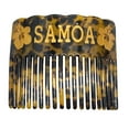 Hawaiian Samoan Faux Turtle Shell Comb - SAMOA - Walmart.com