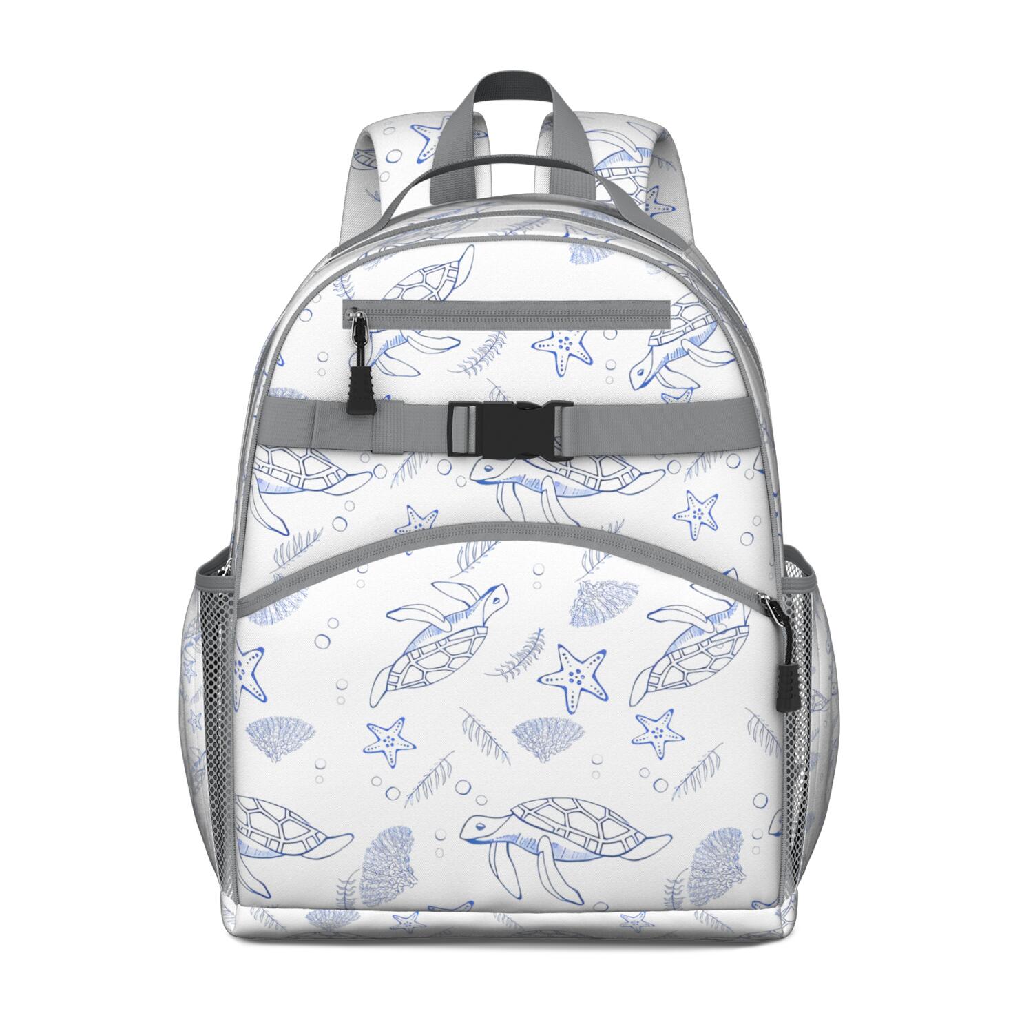 Hawaiian Sea Turtle Students Backpack with Tropical Ocean and Marine ...