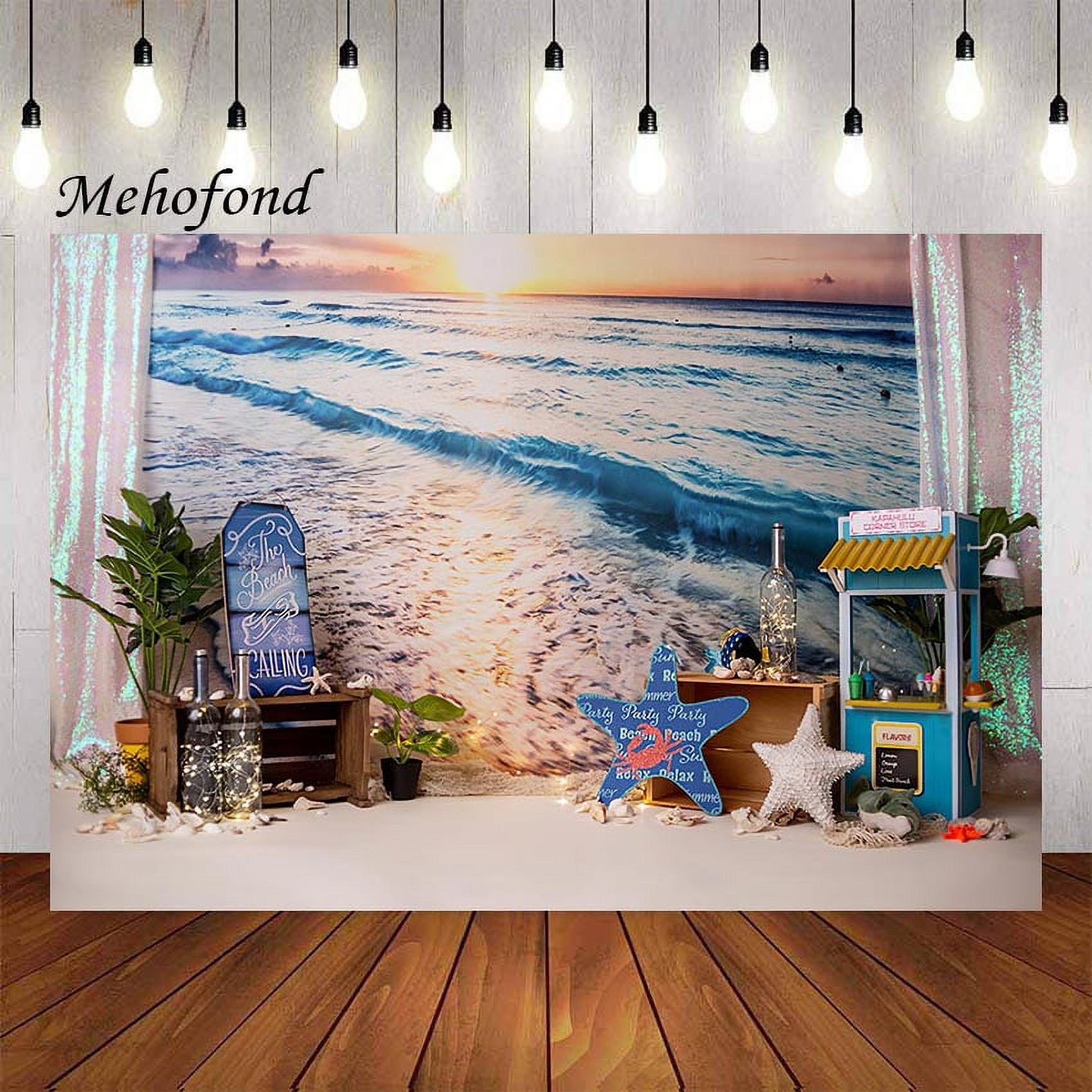 Hawaiian Seaside Tropical Beach Kid Boy 1st Birthday Party Cake Smash r ...