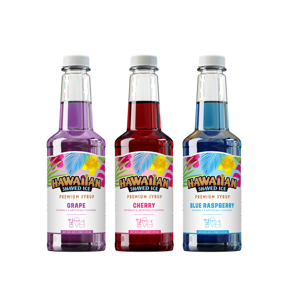 Rival Hawaiian Punch Berry Blue Snow Cone Syrup, 16 Fl. Oz. - Walmart.com