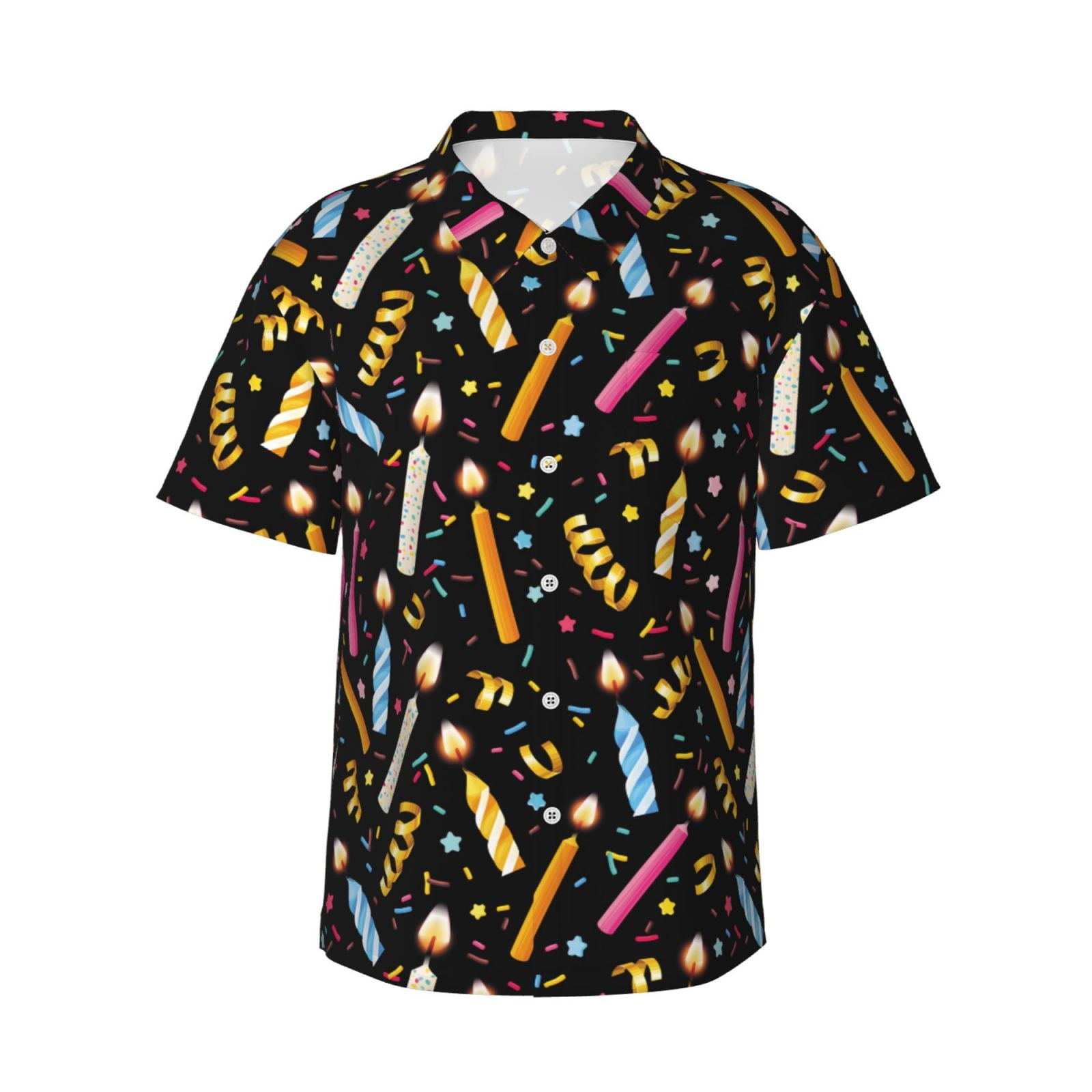 Hawaiian Shirt For Men, Cute Cartoon Pattern Summer Shirts For Men ...