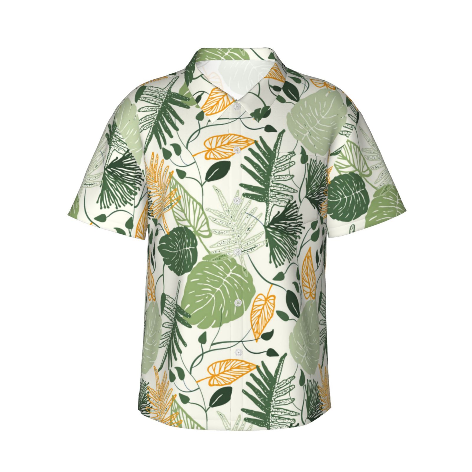 Hawaiian Shirt For Men, Hawaiian Style Fujiman Mens Button Down Short ...