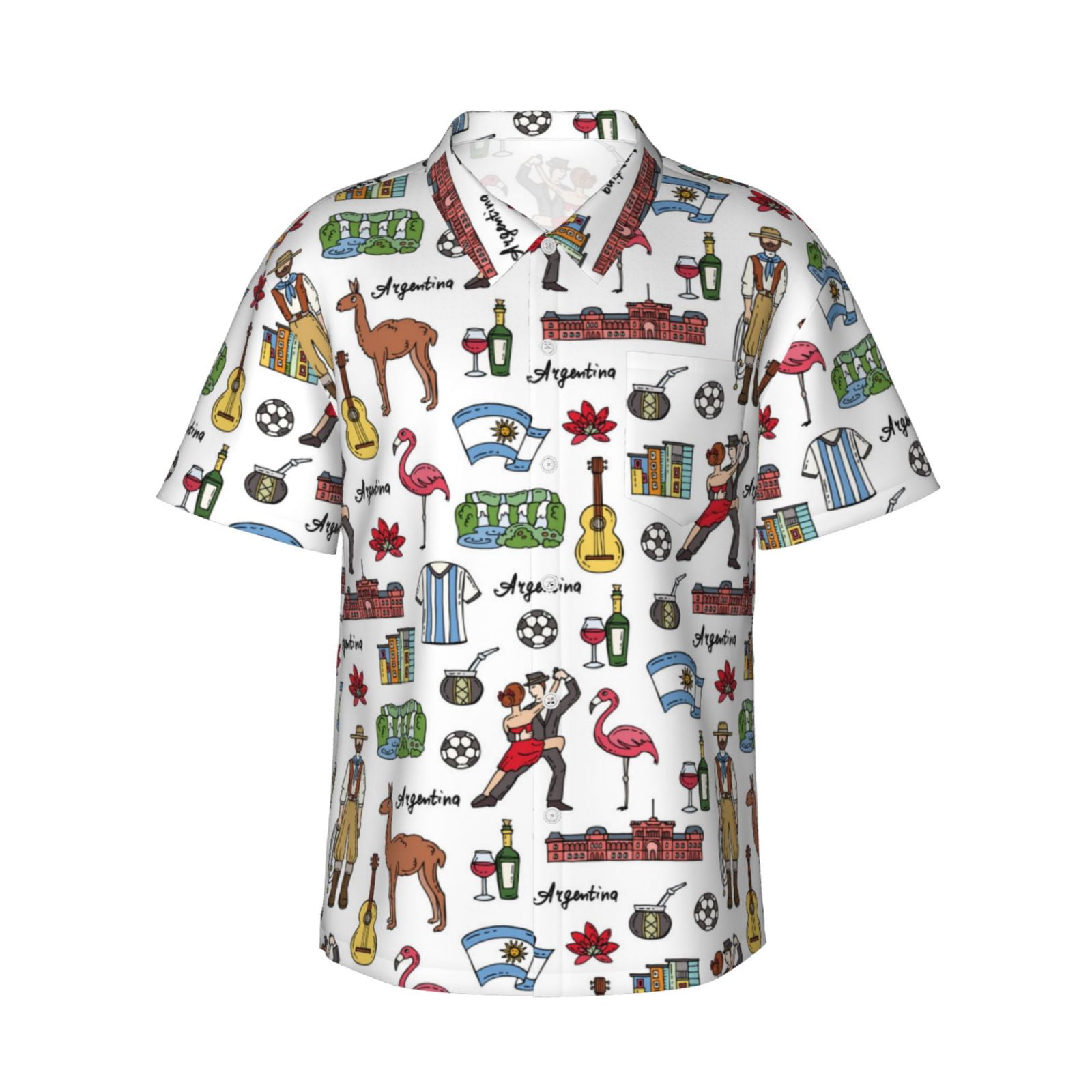 Hawaiian Shirt For Men, Retro Style Summer Shirts For Men, Mens Button ...