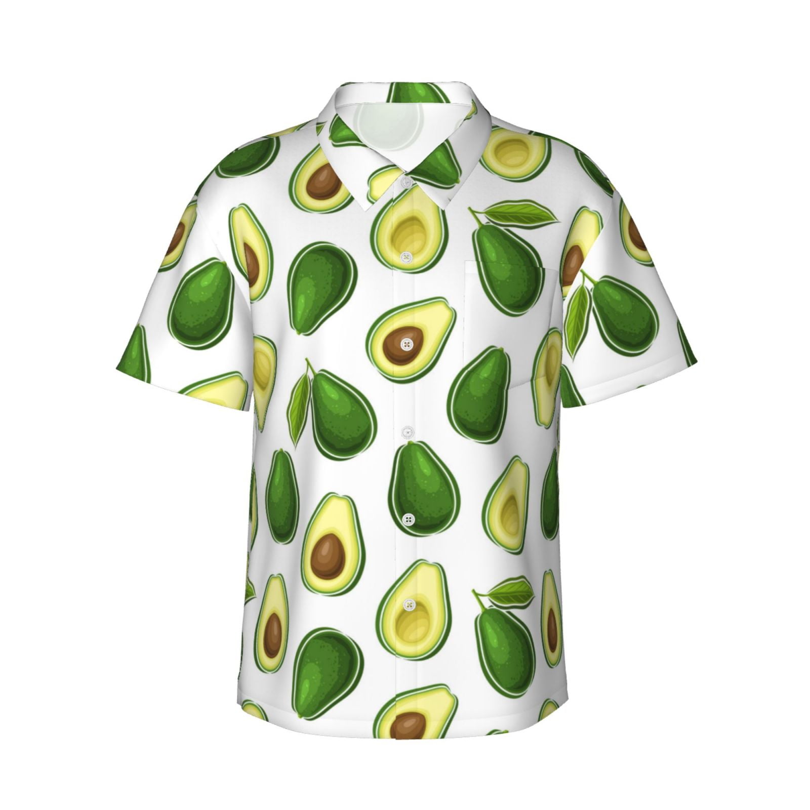 Hawaiian Shirt for Men, Avocado1 Summer Shirts for Men, Mens Button ...