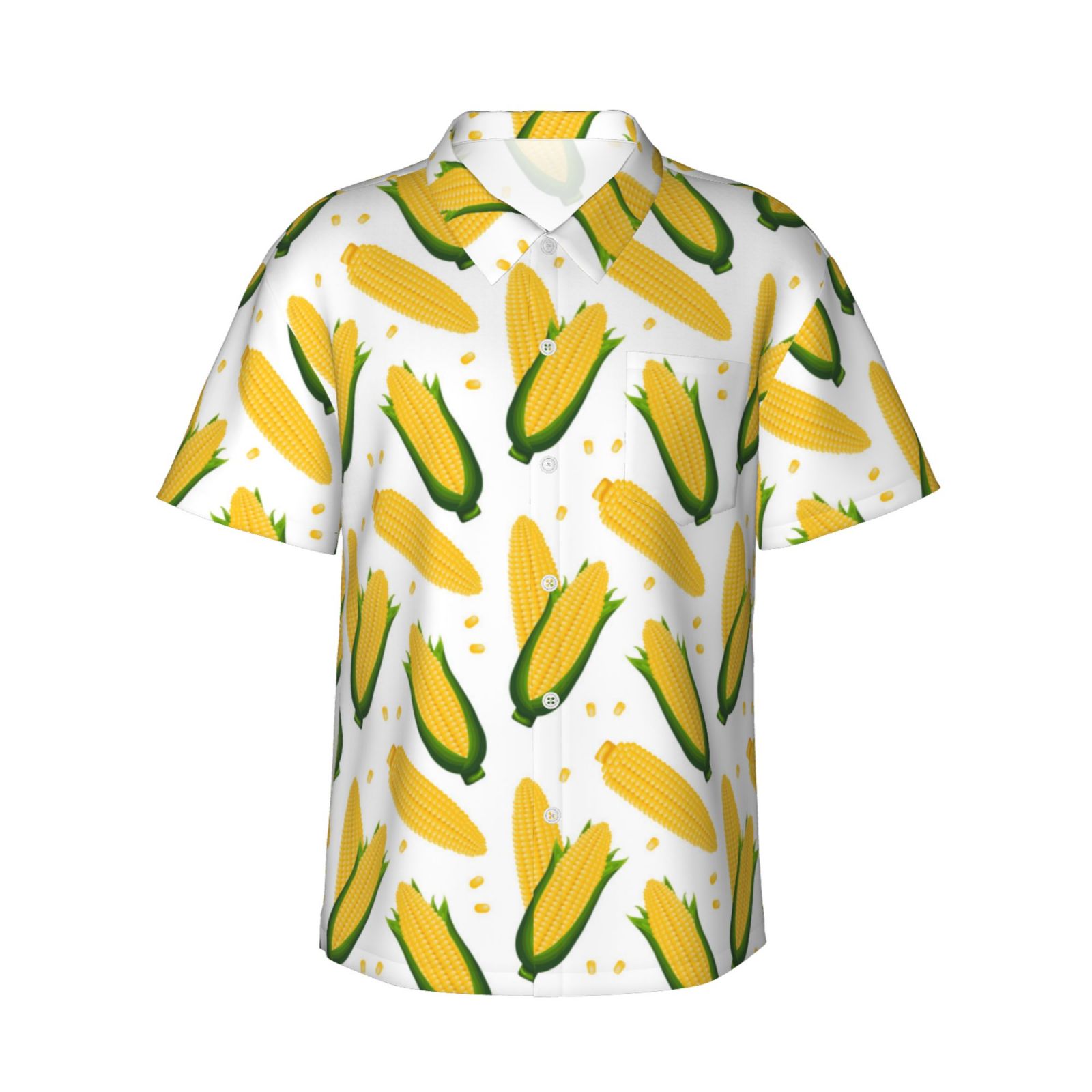 Hawaiian Shirt for Men, Corn On The Cob Summer Shirts for Men, Mens ...