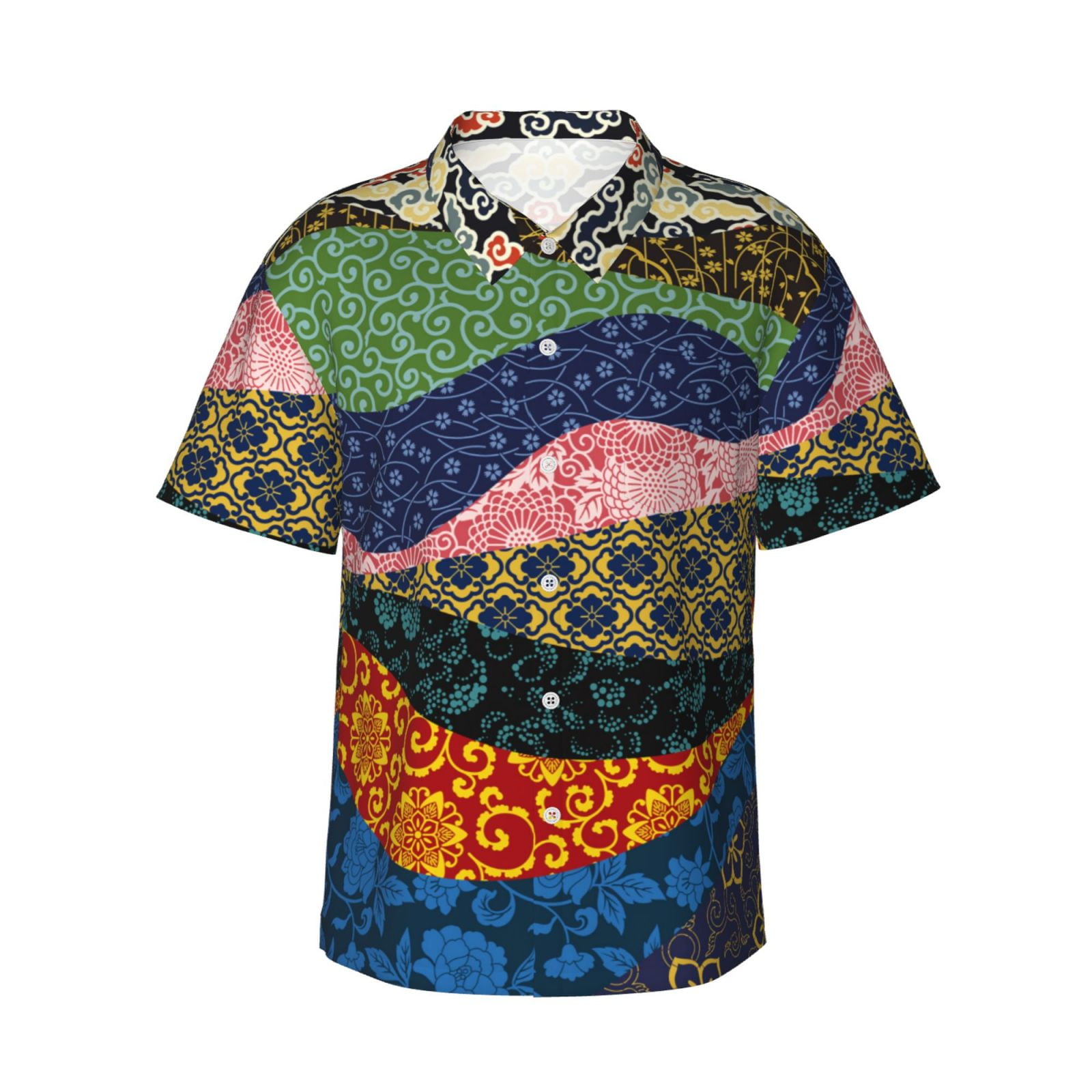 Hawaiian Shirt for Men, Multiple Retro Pattern Summer Shirts for Men ...