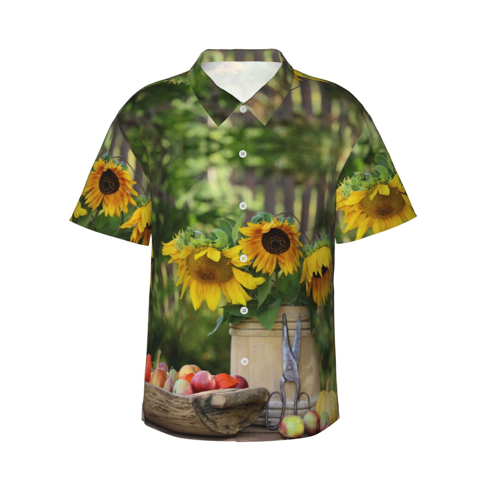 Hawaiian Shirt for Men, Vintage Wooden Bucket Summer Shirts for Men ...