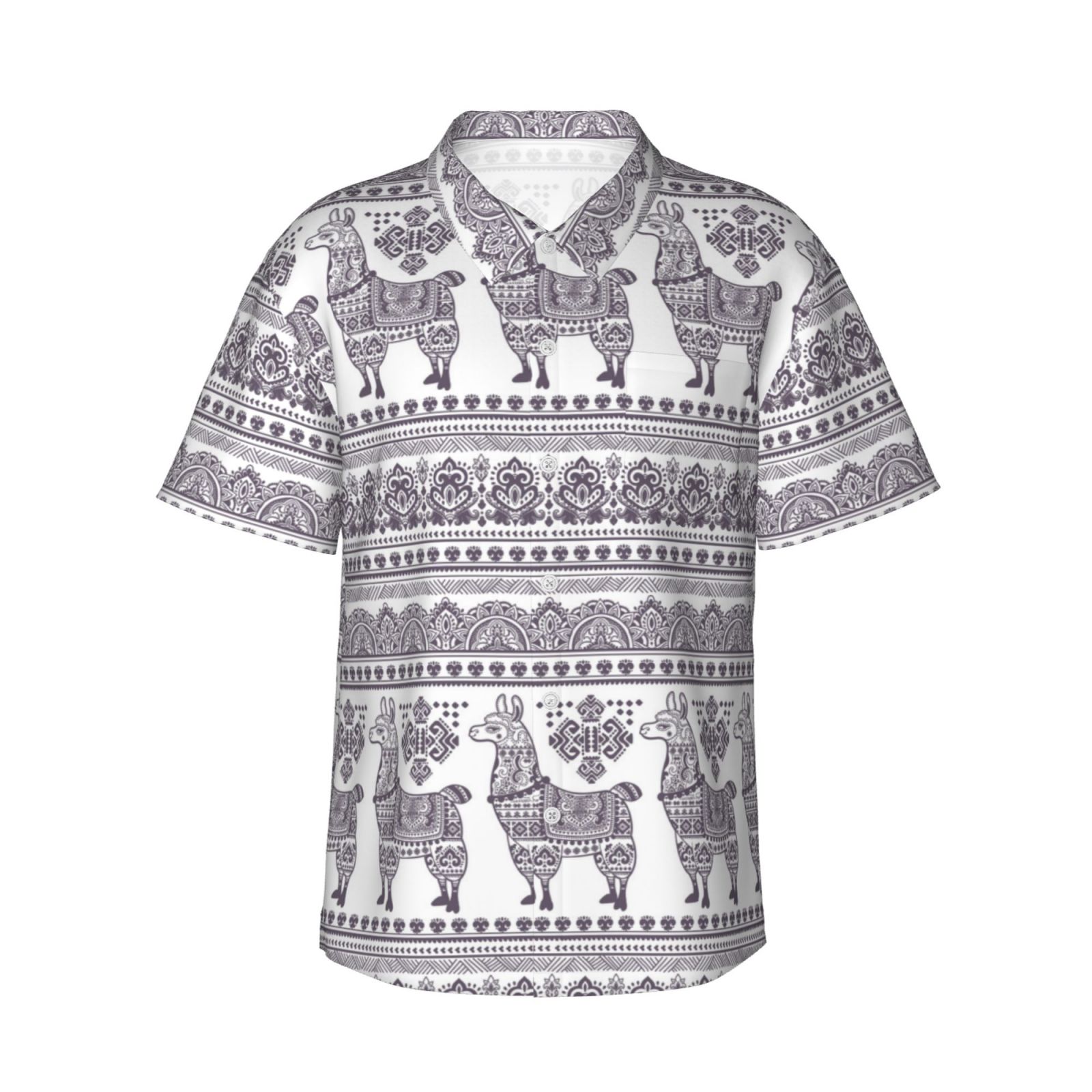 Hawaiian Shirt for Men, cute Alpaca Llama exotic Summer Shirts for Men ...