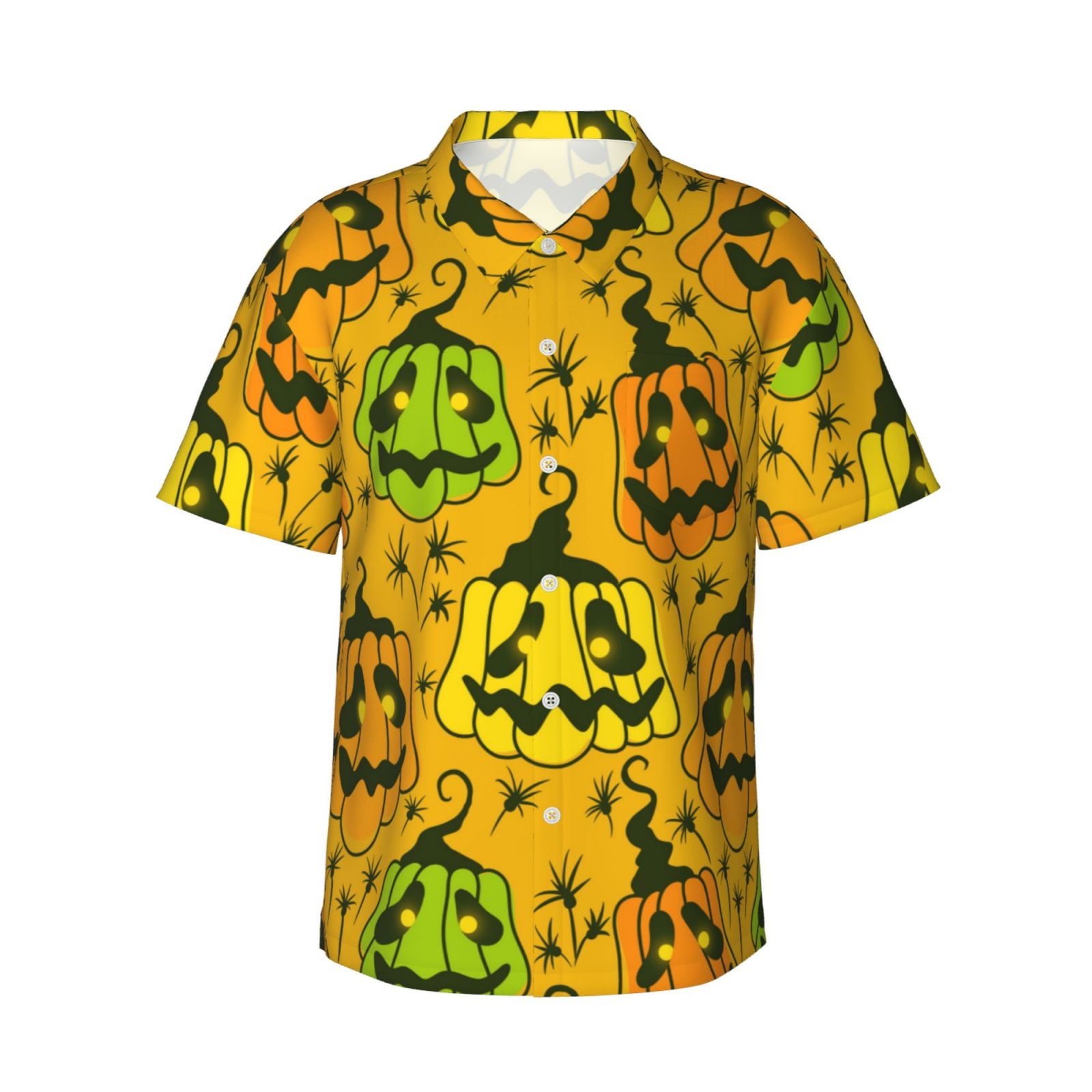 Hawaiian Shirt for Men, halloween pumpkin fun Summer Shirts for Men ...