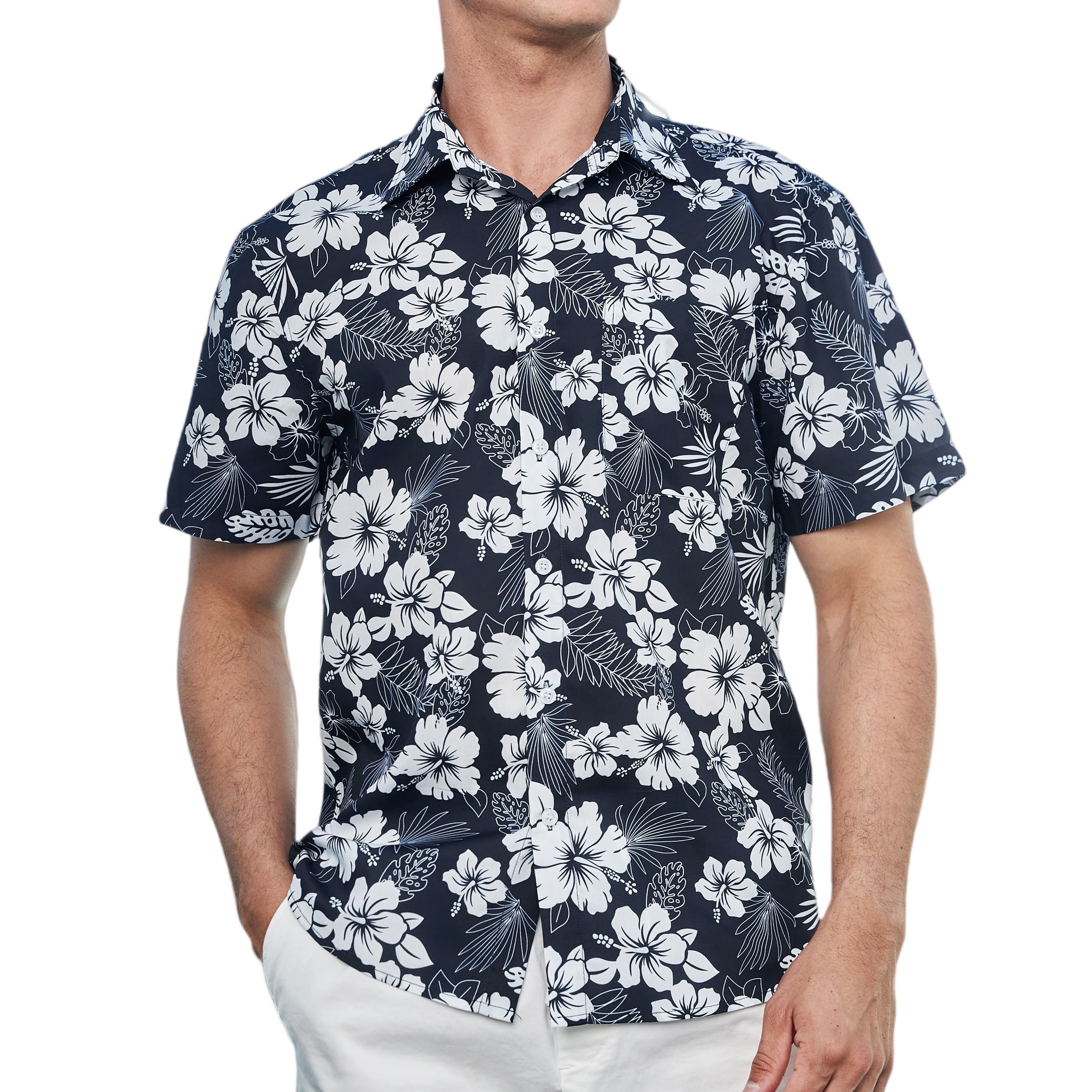 Hawaiian Shirts for Men Short Sleeve Button Down Aloha Shirts Beach ...