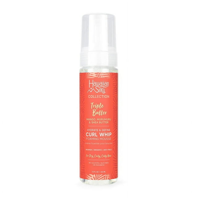 Hawaiian Silky Hydrate And Define Curl Whip Foaming Mousse 4 5 Oz
