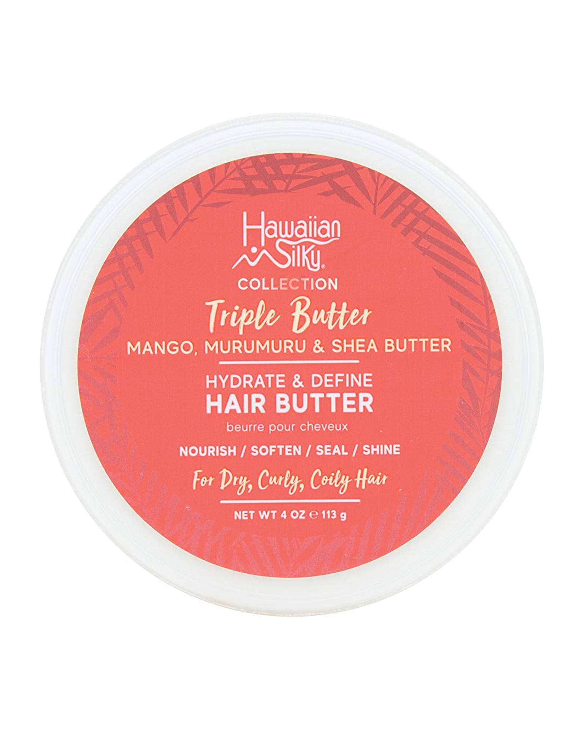 Hawaiian Silky Mango and RE32 Murumuru Butter Hair Butter, 4 fl oz with ...