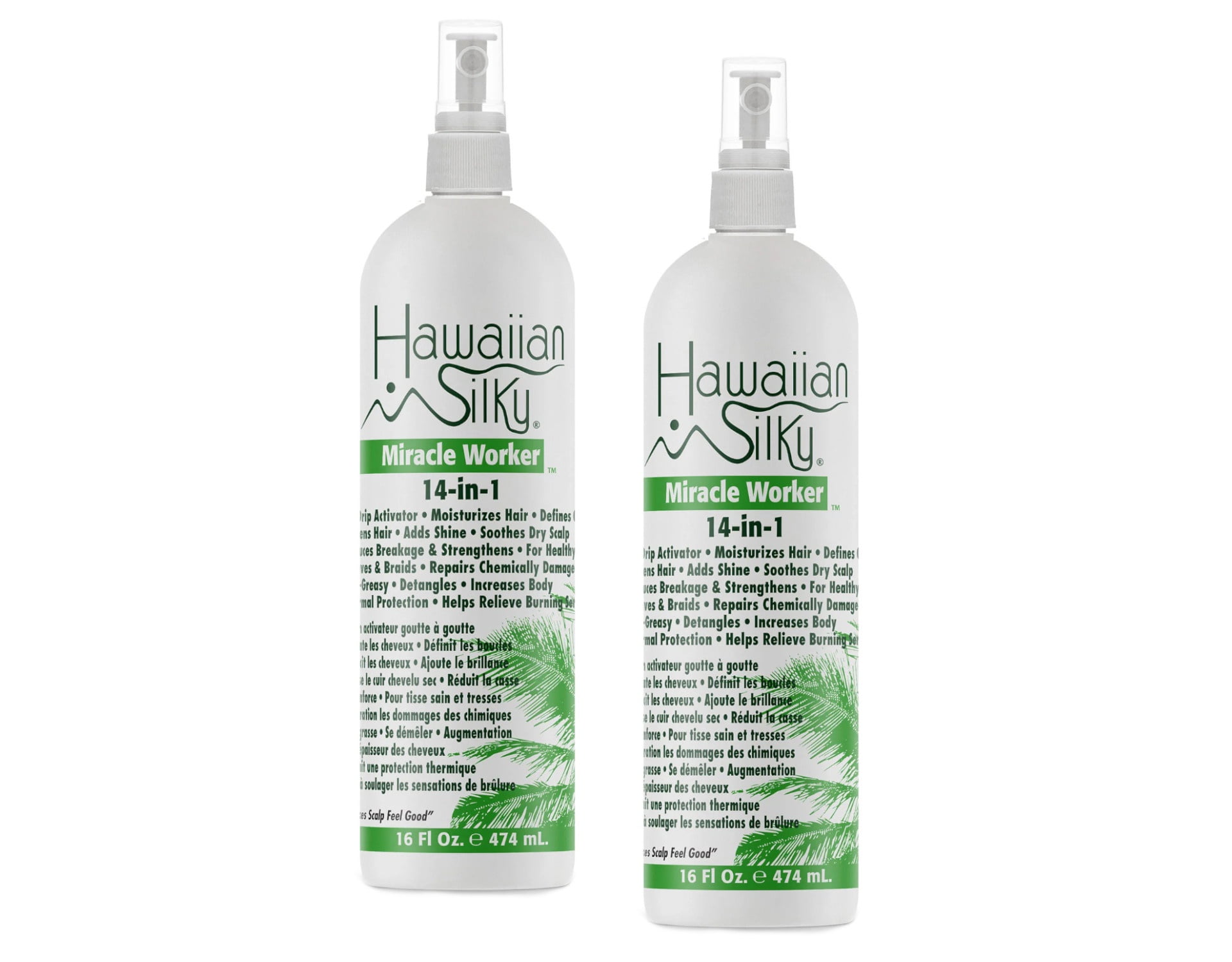 Hawaiian Silky Miracle Worker 14 In 1 Hair Treatment, 16 Oz, 2 Pack ...