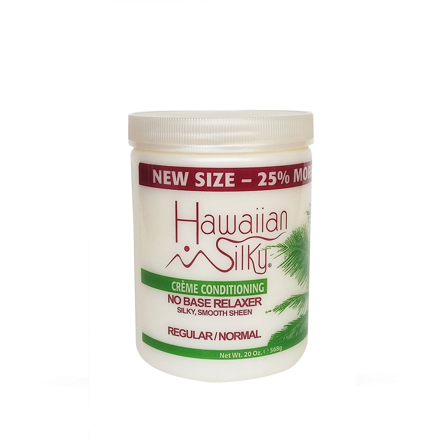 Hawaiian Silky No Base Relaxer Silky Smooth Sheen, Regular/Normal 20 Oz ...