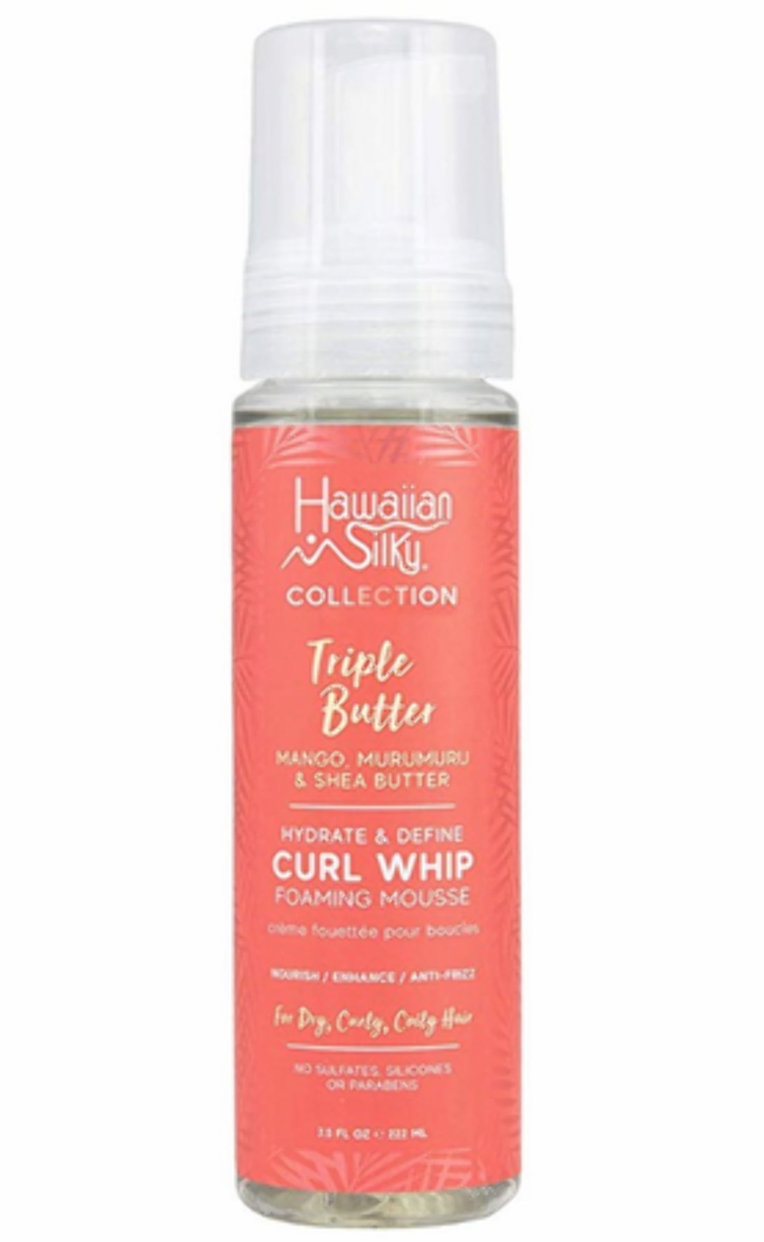 Hawaiian Silky Triple Butter Hydrate And Define Curl Whip Foaming ...