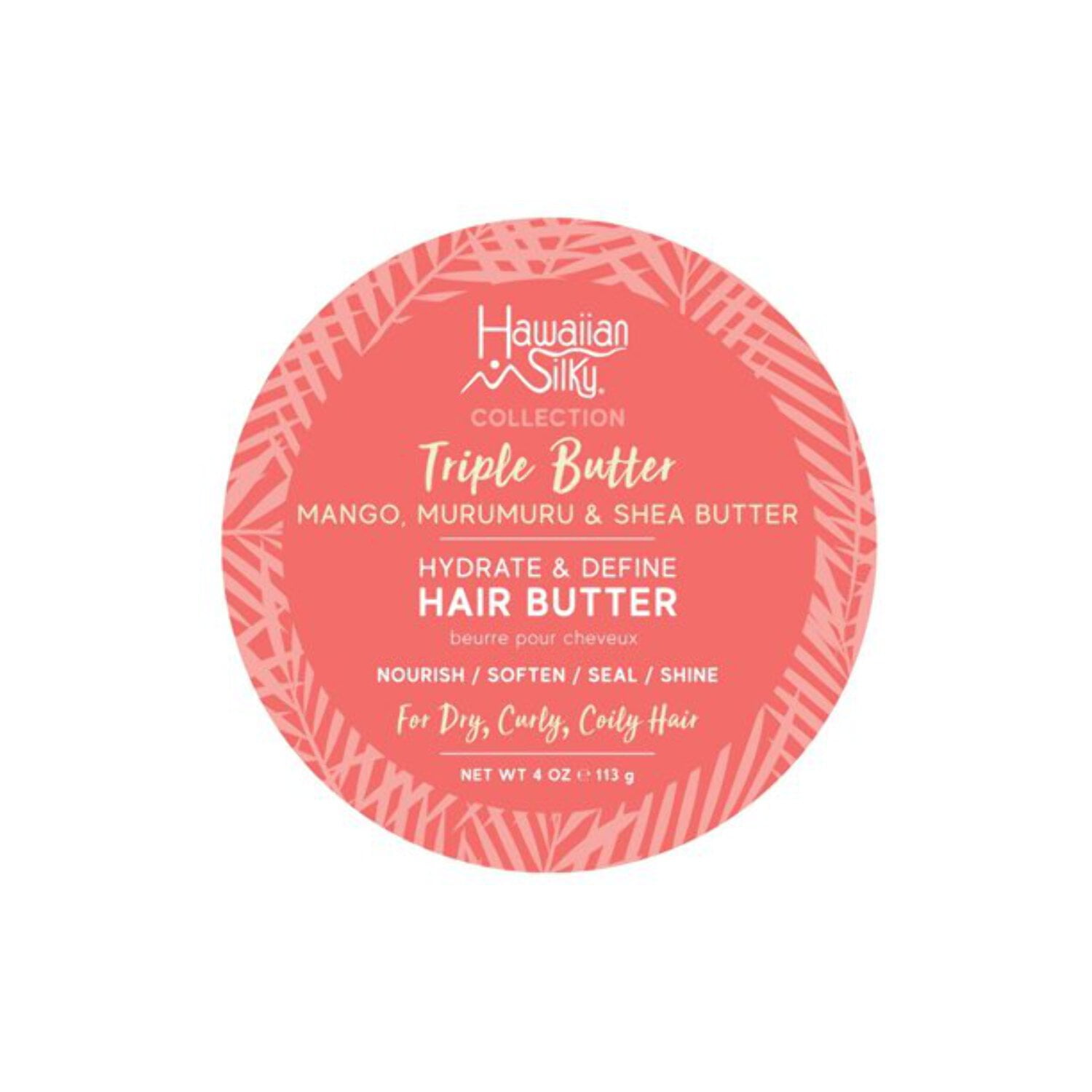 Hawaiian Silky - Triple Butter Hydrate Define Hair Butter - Walmart.com