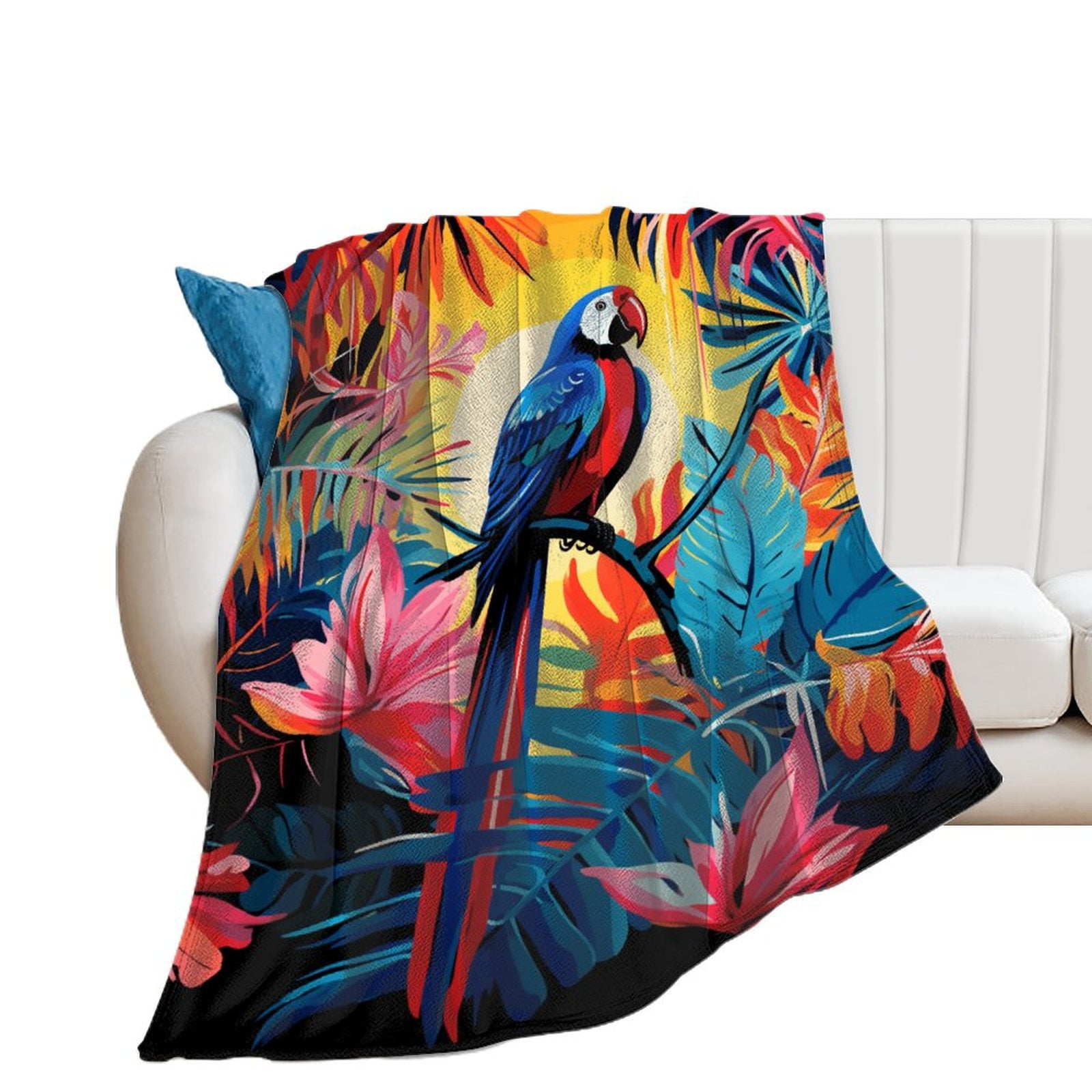 Hawaiian Style Blanket Lightweight Cozy Couch Bed Super Soft And ...