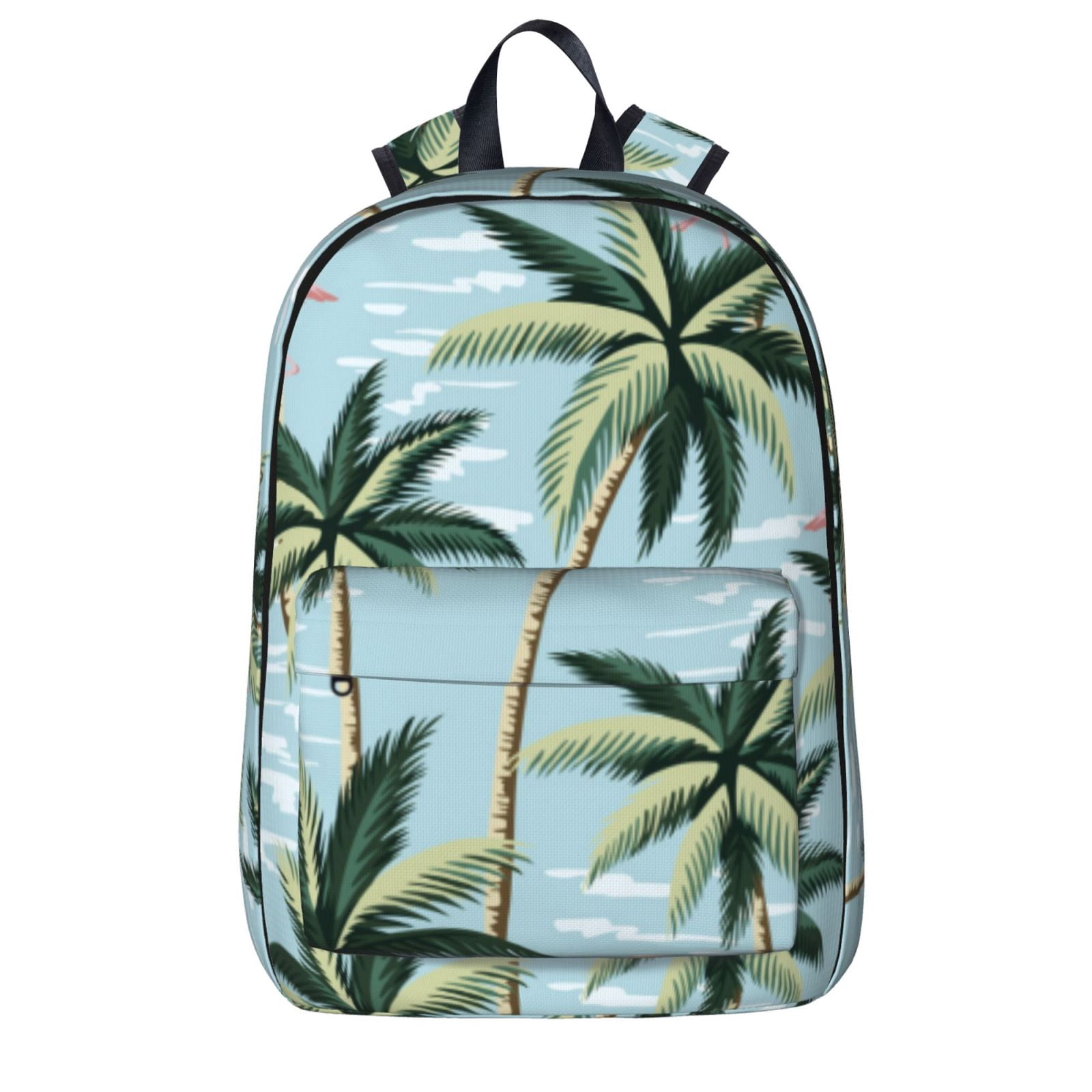 Hawaiian Style Flamingo Travel Backpack for Women Men, Laptop Backpack ...