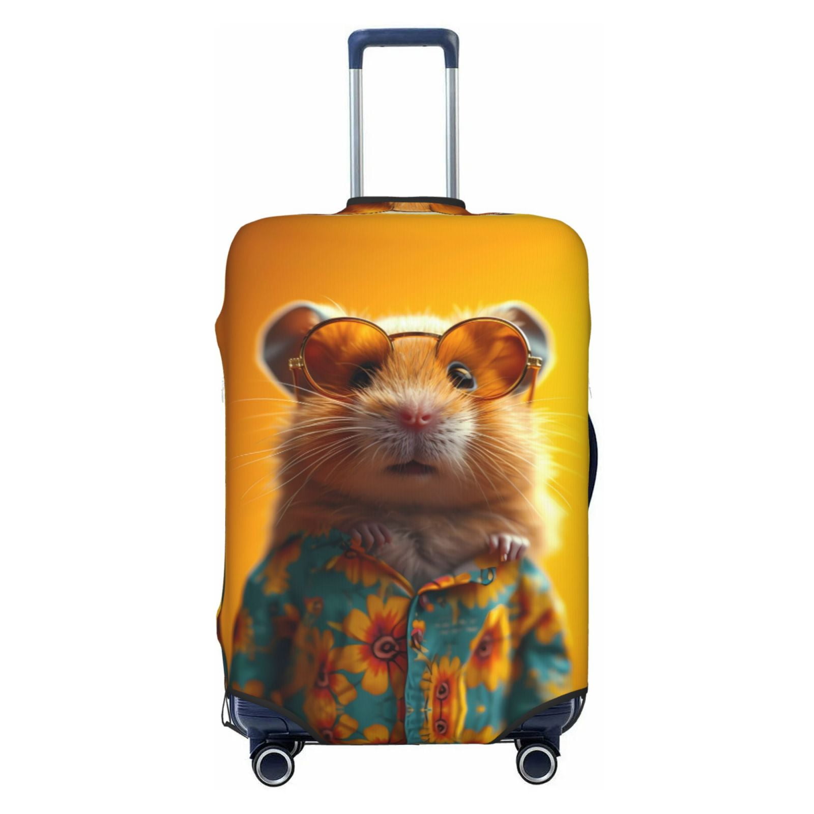 Hawaiian Style Guinea Pig Luggage Cover for Travel Business Trip ...