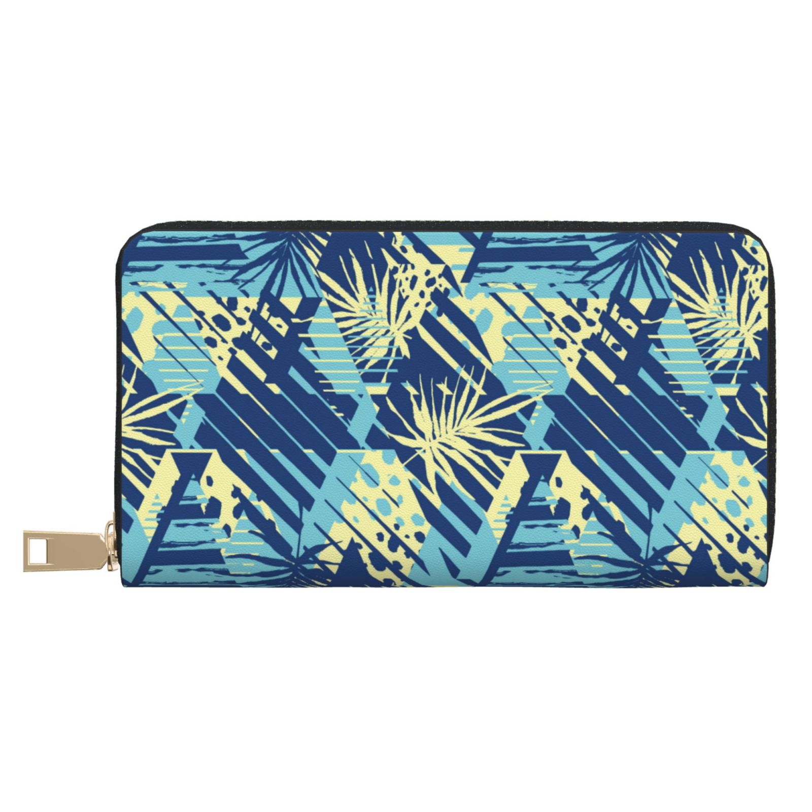 Hawaiian Style Stripe Wallet Women, Leather Bifold Multi Card Wallet ...