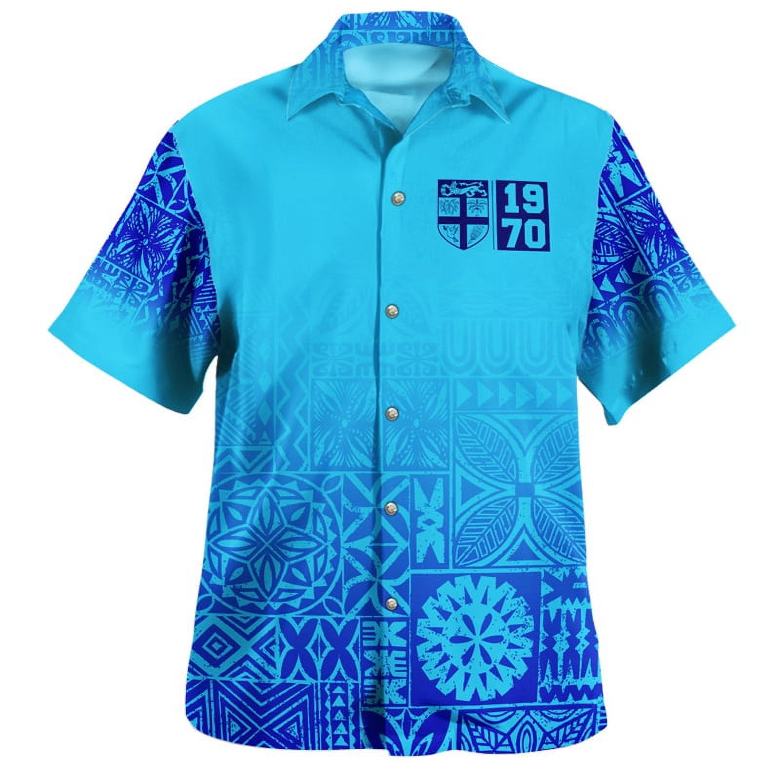 Hawaiian Summer 3D Print BULA FIJI Flag Emblem Shirts Philippines Fiji ...