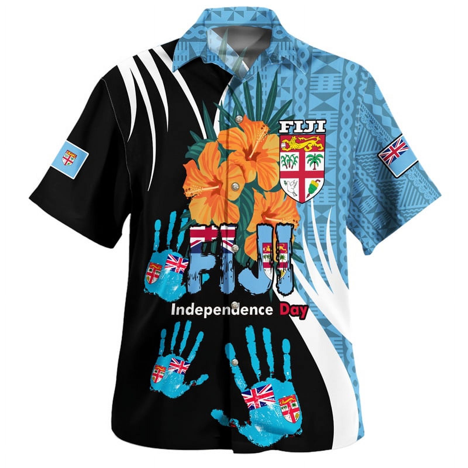 Hawaiian Summer 3D Print BULA FIJI Flag Emblem Shirts Philippines Fiji ...