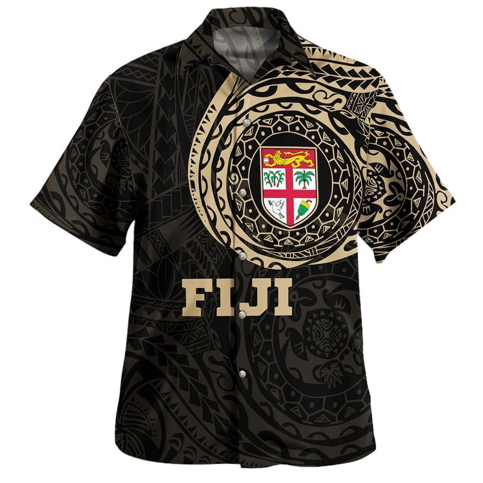 Hawaiian Summer 3D Print BULA FIJI Flag Emblem Shirts Philippines Fiji ...