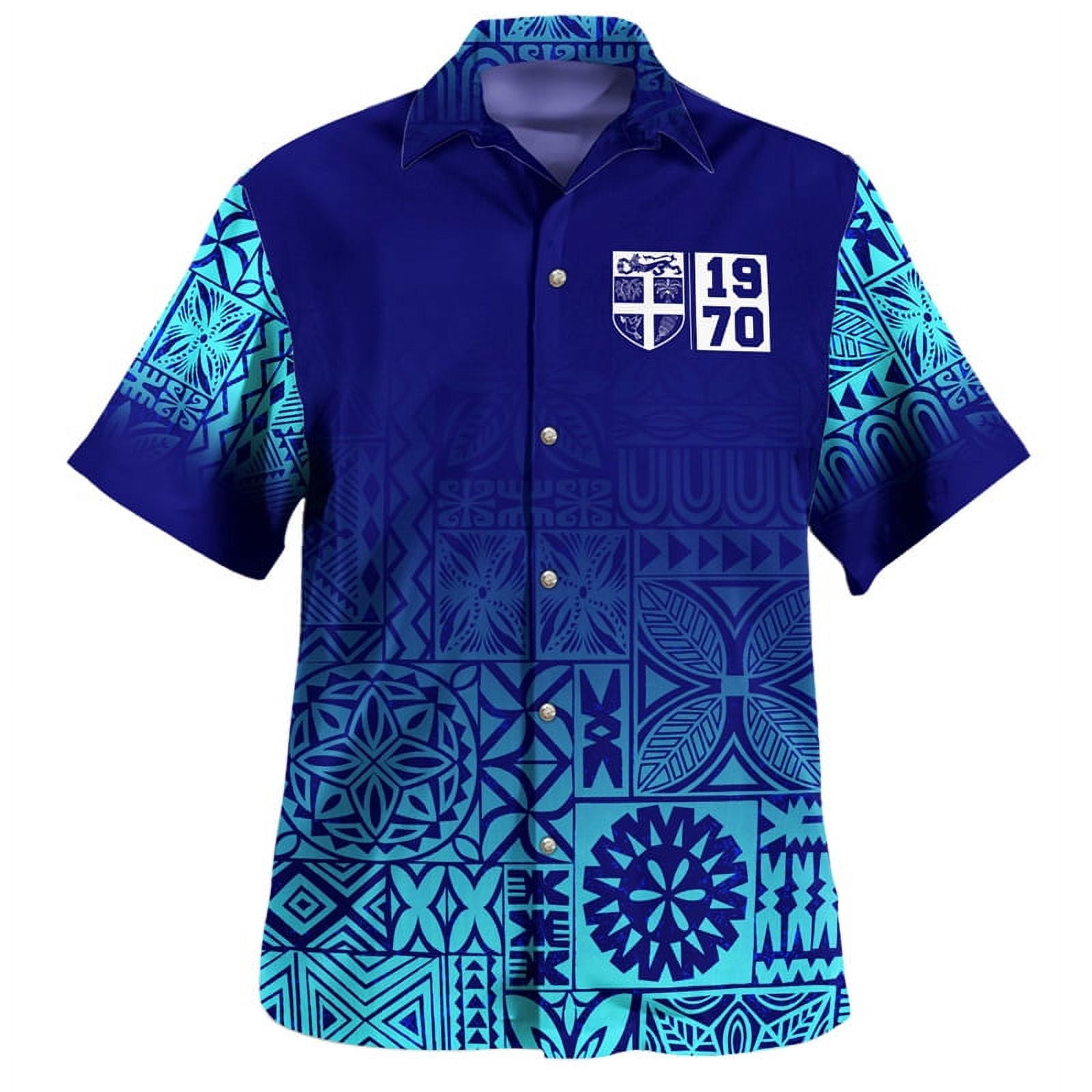 Hawaiian Summer 3D Print BULA FIJI Flag Emblem Shirts Philippines Fiji ...