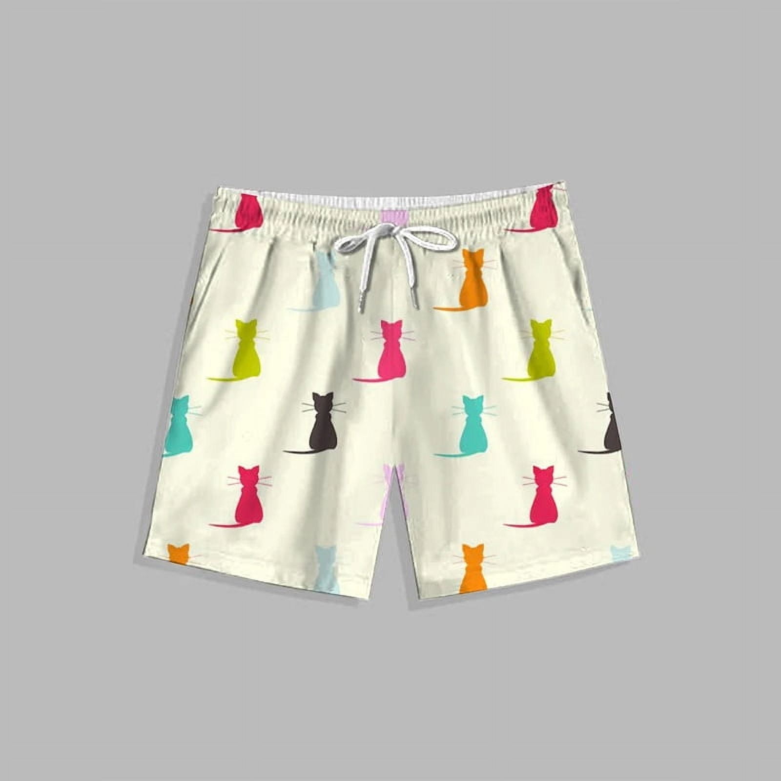 Hawaiian Summer New 3D Printing Tropical Leaves Beach Shorts Men Beach ...