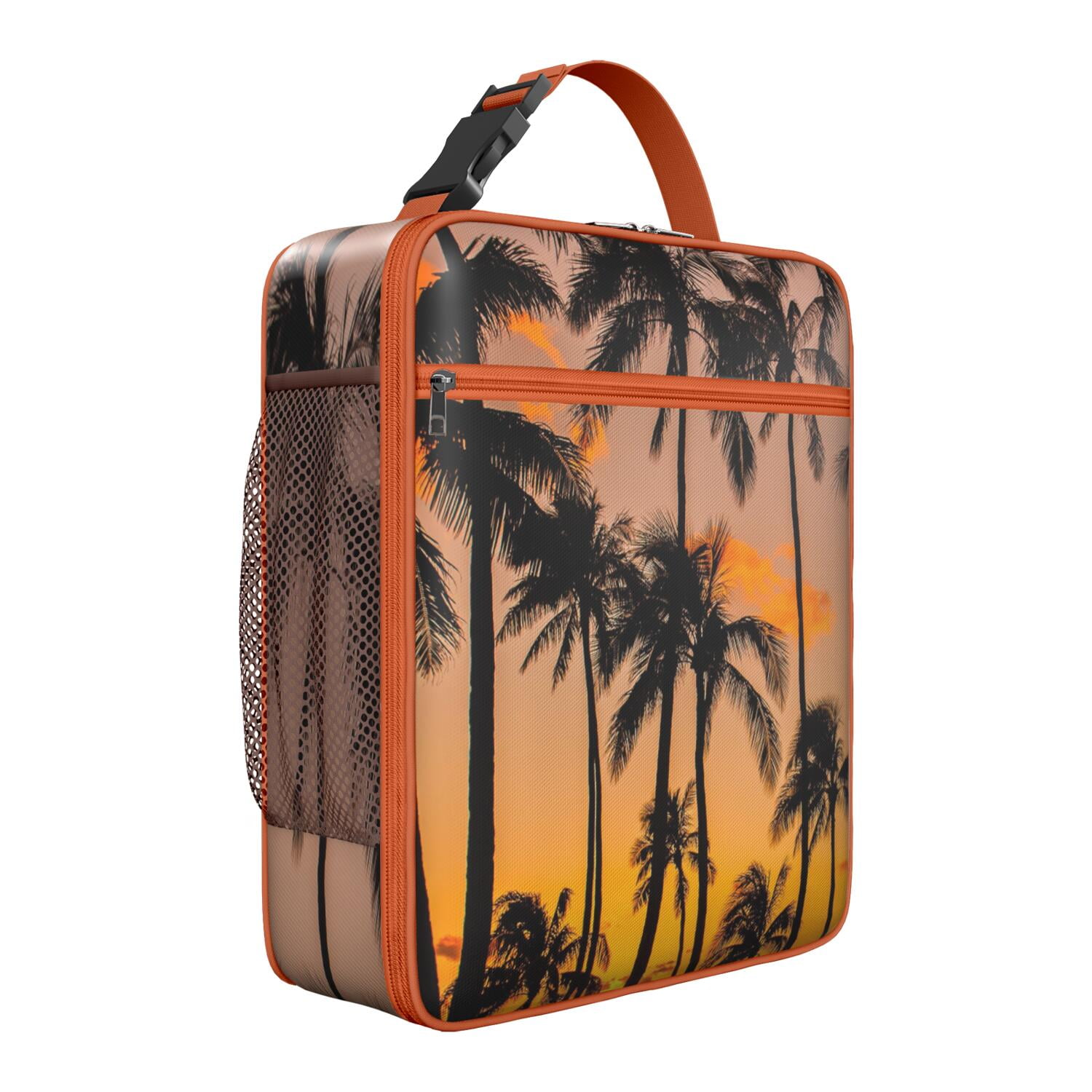 Hawaiian Sunset Beach Insulated Lunch Bag – Tropical Paradise Boho ...