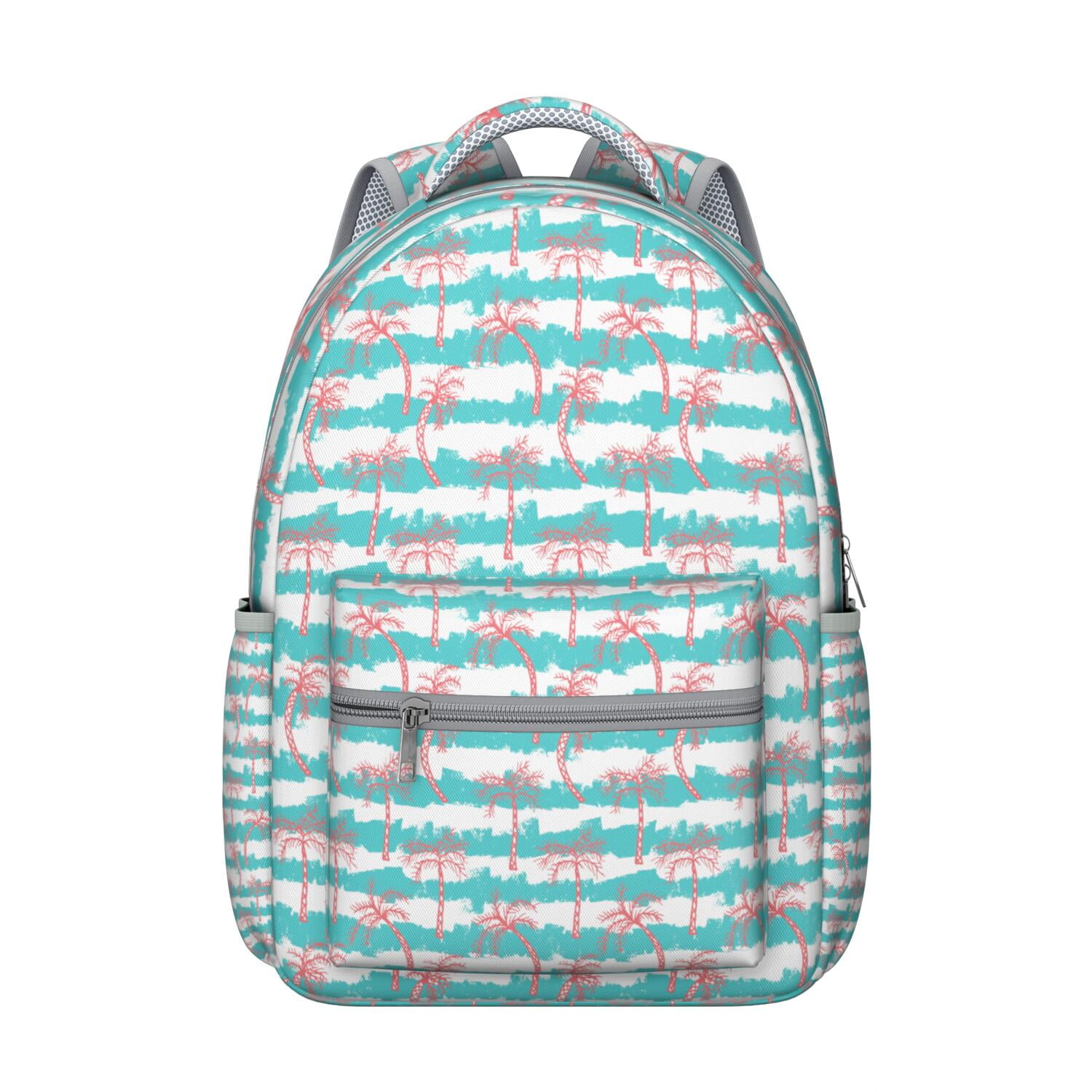 Hawaiian Themed Ergonomic School Backpack, Breathable Mesh Straps ...