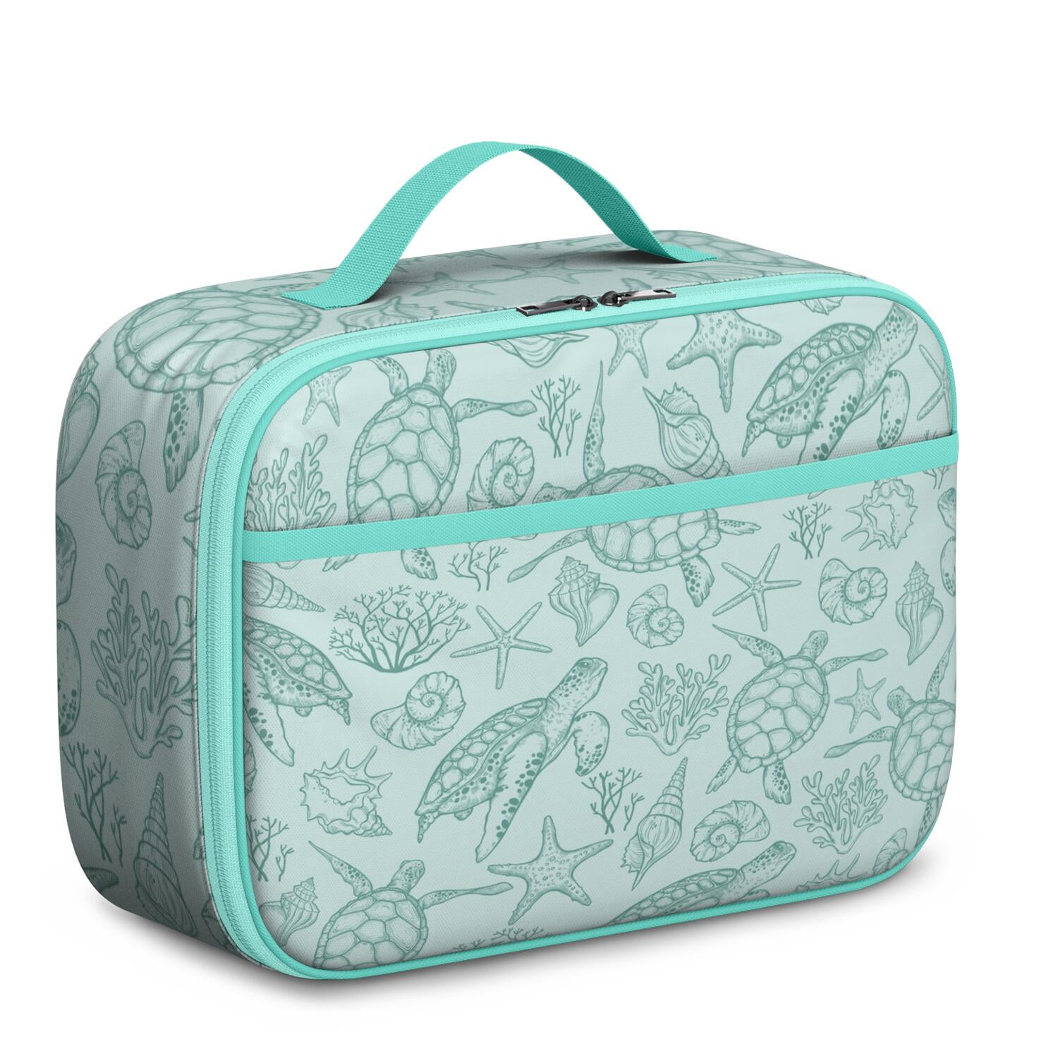 Hawaiian Themed Insulated Lunch Box - Ocean Animal Cartoon Thermal Bag ...