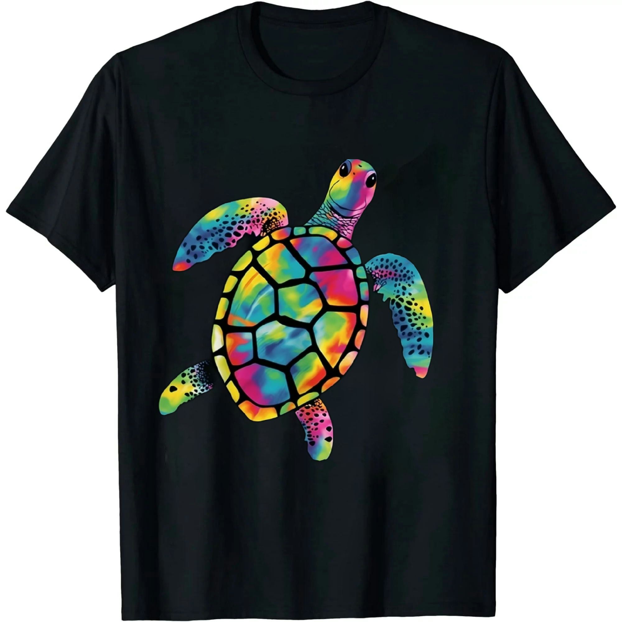 Hawaiian Tie Dye Sea Turtle, Hawaii For Men and Women T-Shirt 0258 ...