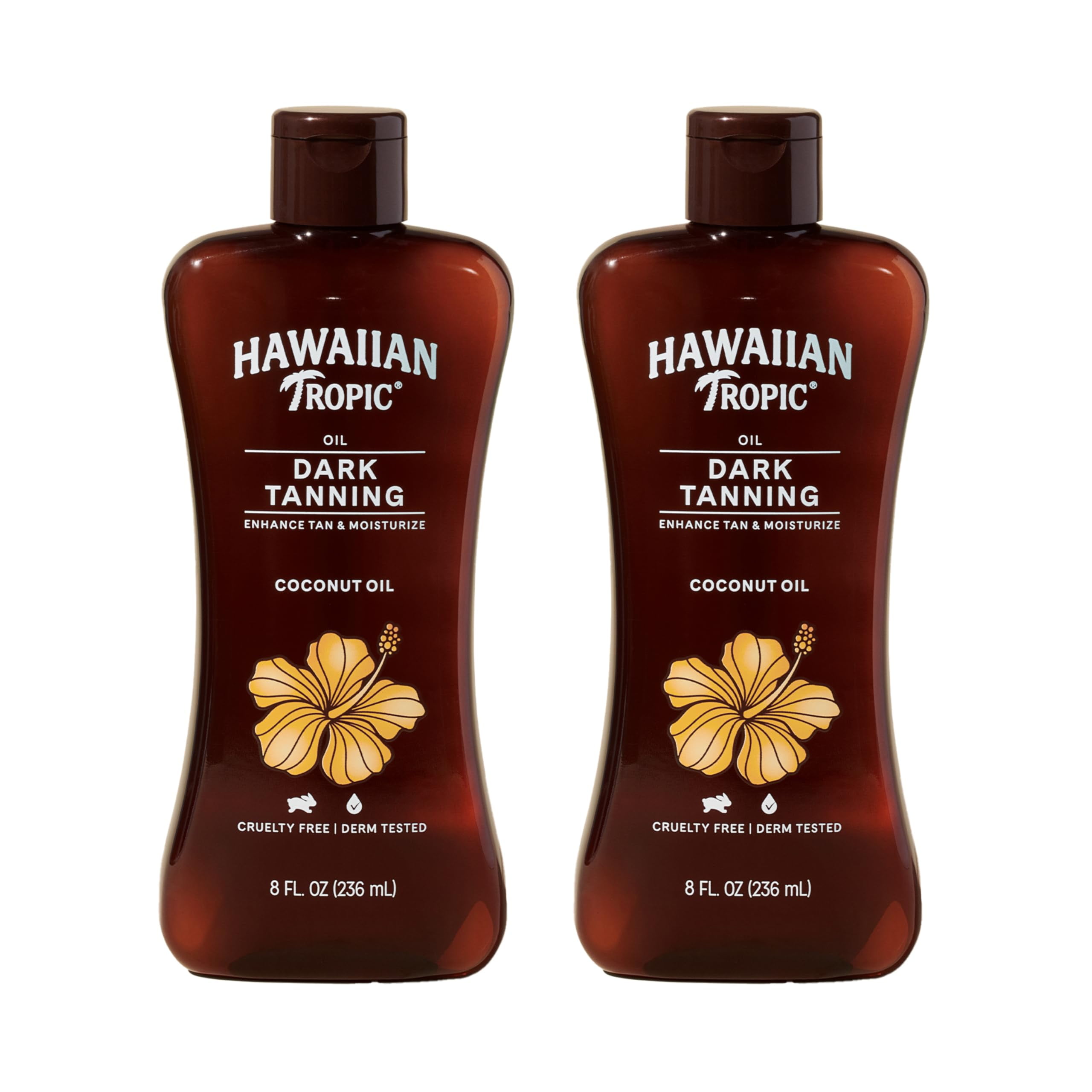 Hawaiian Tropic Dark Tanning TMA2 Oil, 8oz | Moisturizing Body Oil with ...