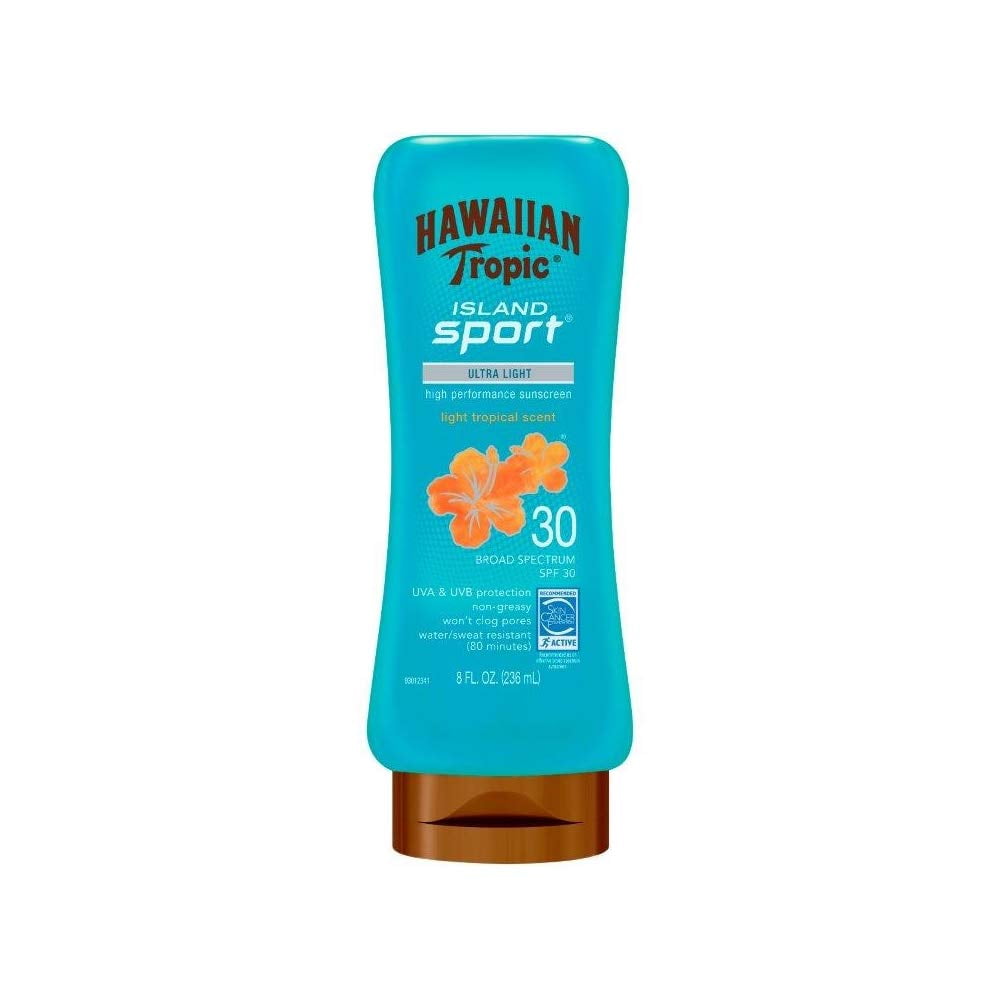 Hawaiian Tropic Island Sport Ultra Light High Performance Suncreen ...