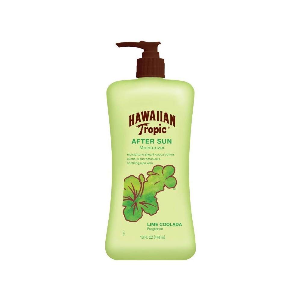 Hawaiian Tropic Lime Coolada After Sun Moisturizer, 16 Fl Oz (Pack Of 2 ...