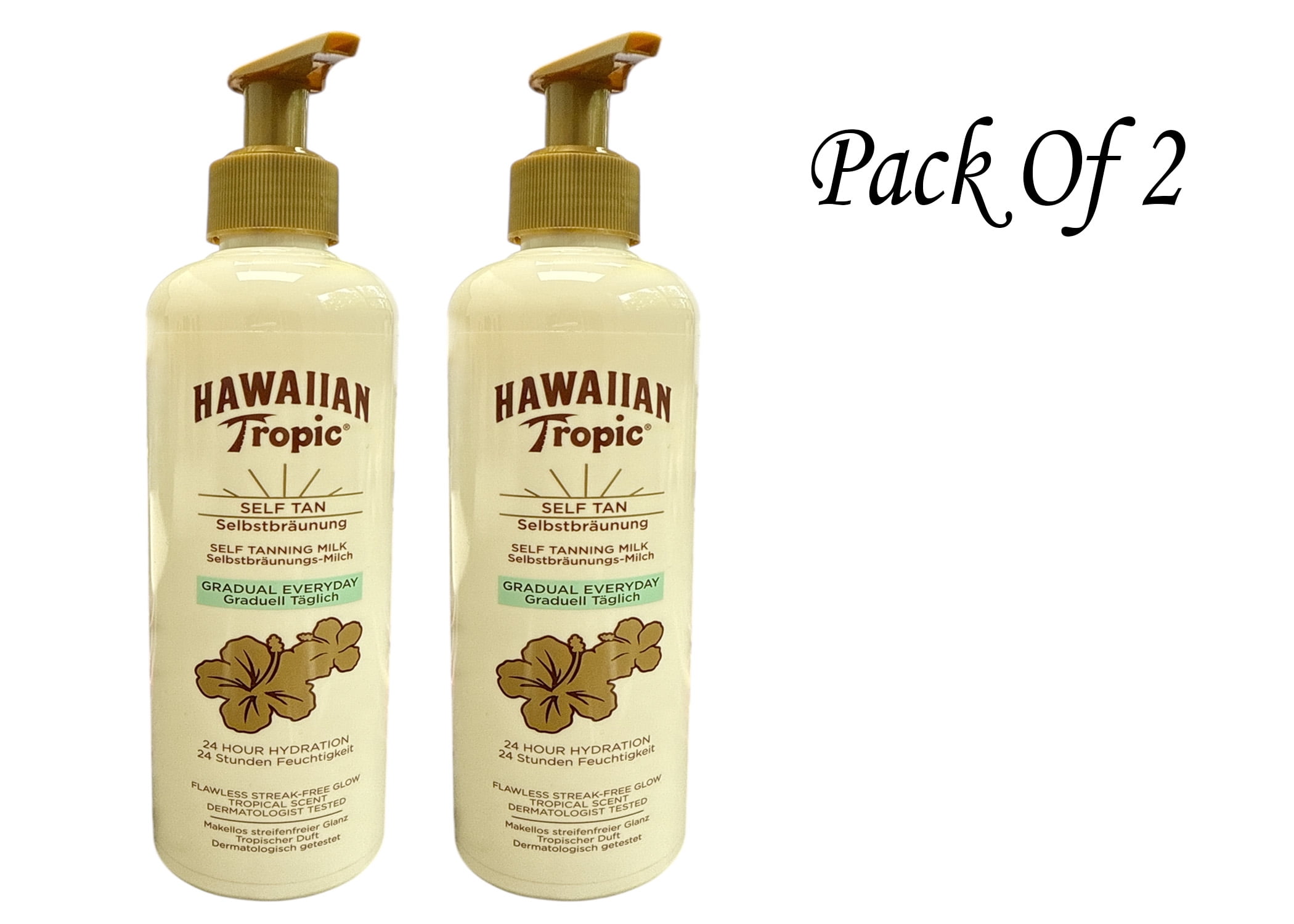 Hawaiian Tropic Self-Tanning Milk Daily Gradual Everyday Tan 290mL ...