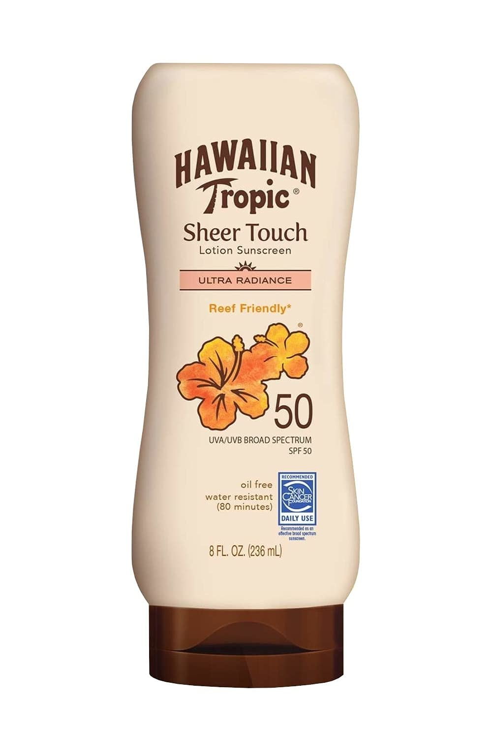 Hawaiian Tropic Sheer Touch Lotion SPF 50 Sunscreen-8 oz - Walmart.com