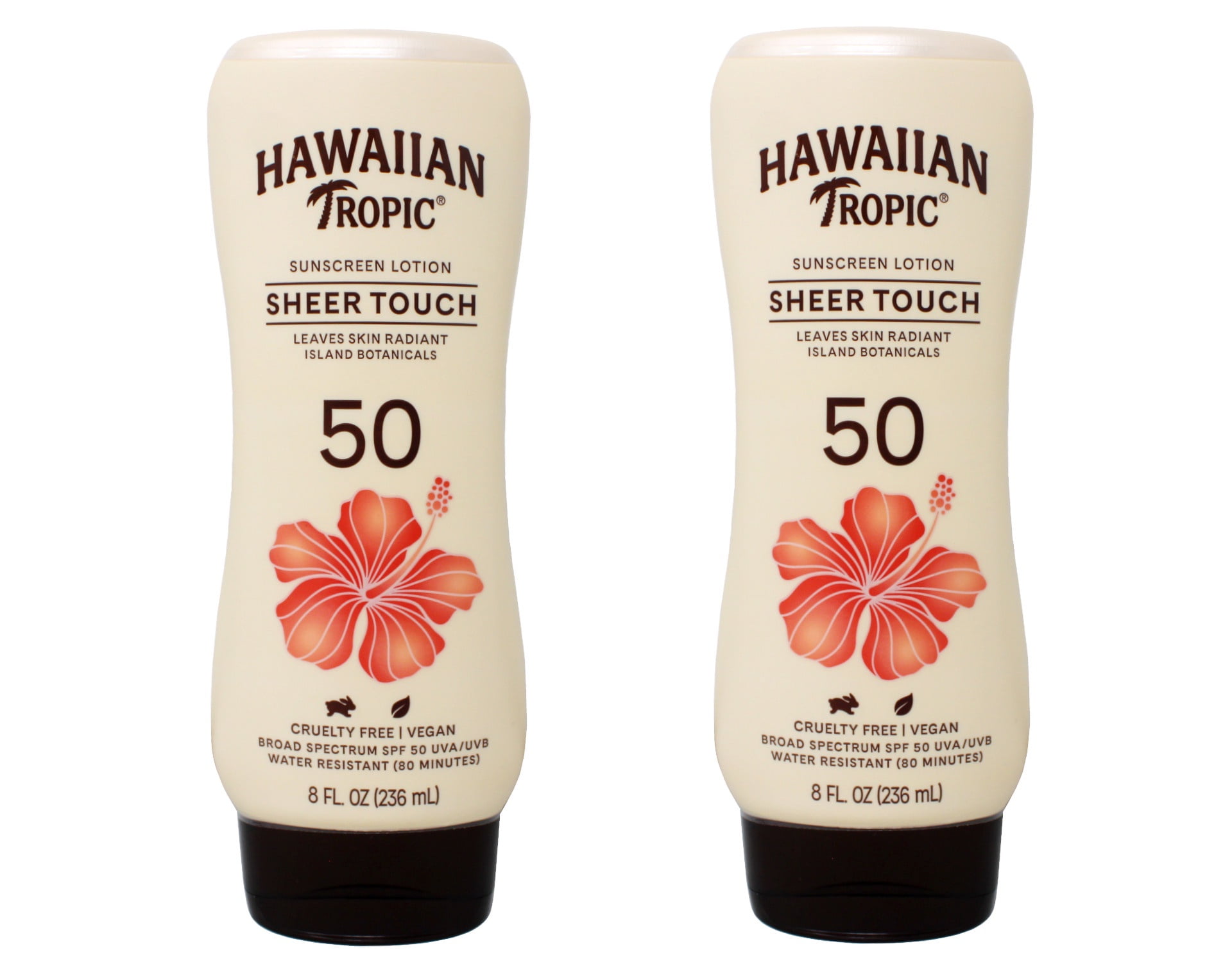 Hawaiian Tropic Sheer Touch Ultra Radiance Lotion Sunscreen SPF 50 8.0 ...