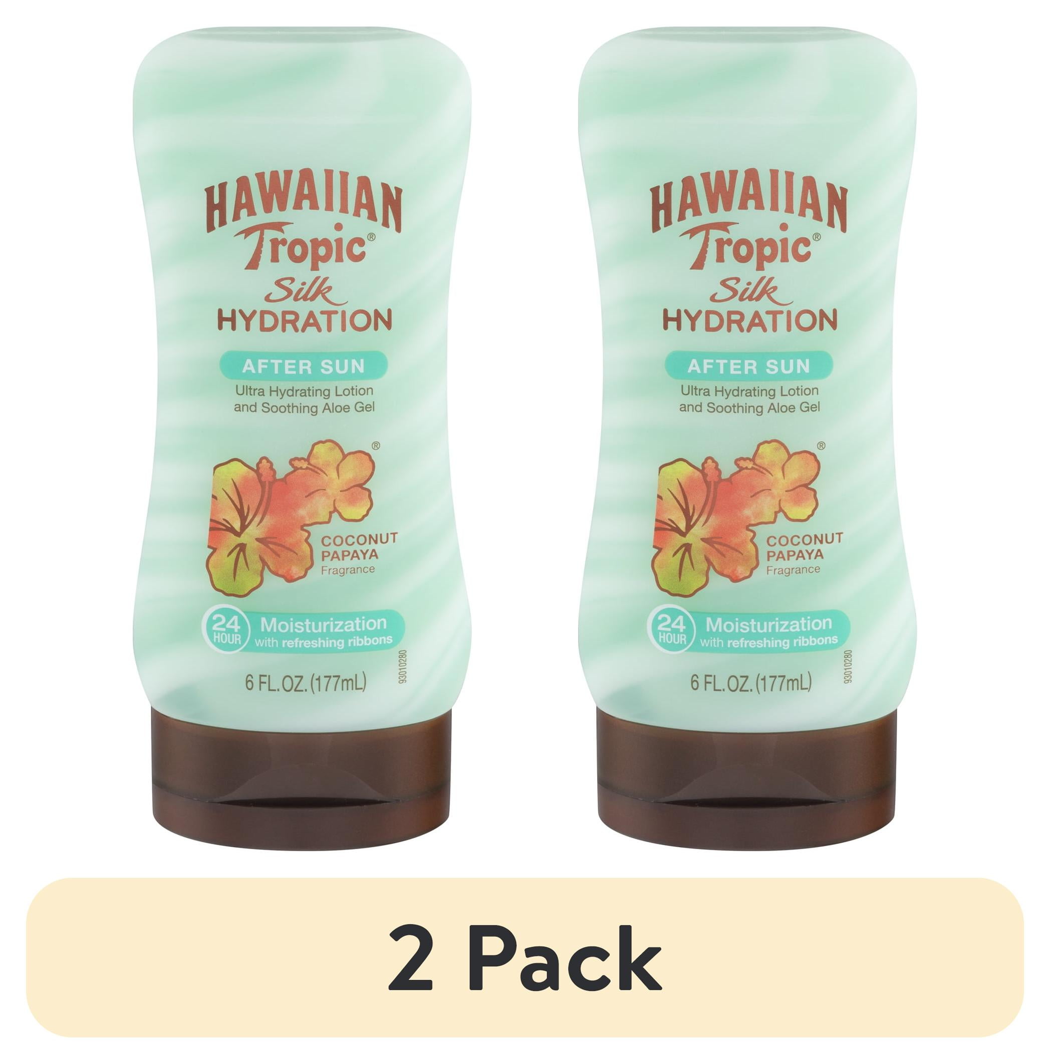 (2 pack) Hawaiian Tropic Silk Hydration After Sun Lotion, Coconut ...