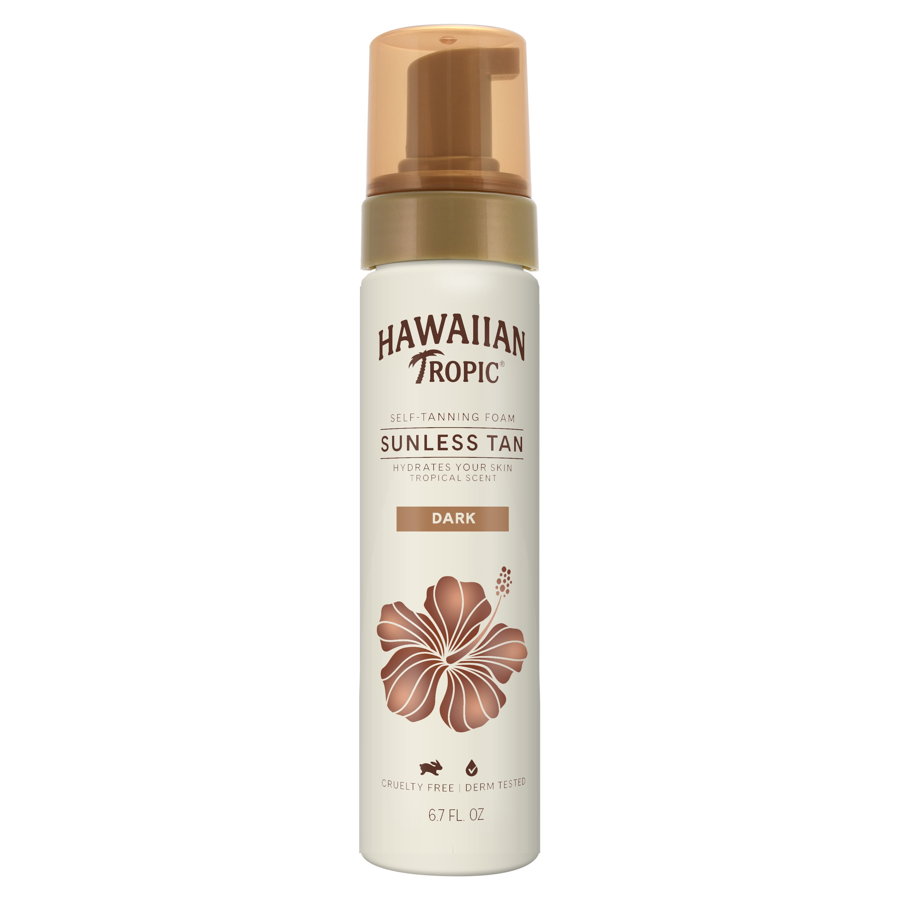 Hawaiian Tropic Sunless Tan Dark Self-Tanning Foam, 6.7oz - Walmart.com