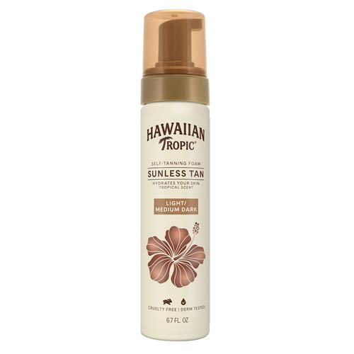 Hawaiian Tropic Sunless Tan Light/Medium Self-Tanning Foam, 6.7Oz ...