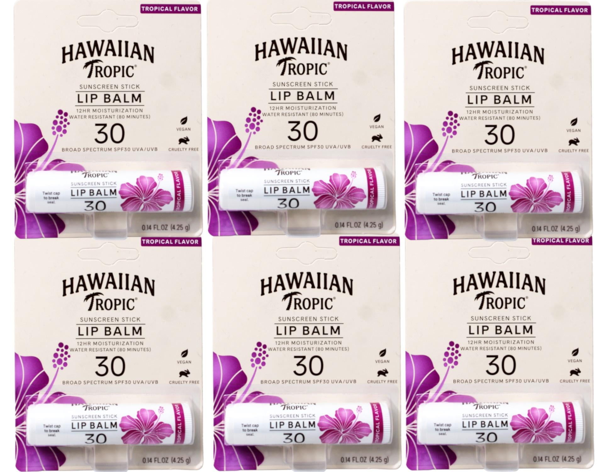 Hawaiian Tropic Tropical Lip Balm SPF 30, 0.14oz | Lip Sunscreen, Lip ...